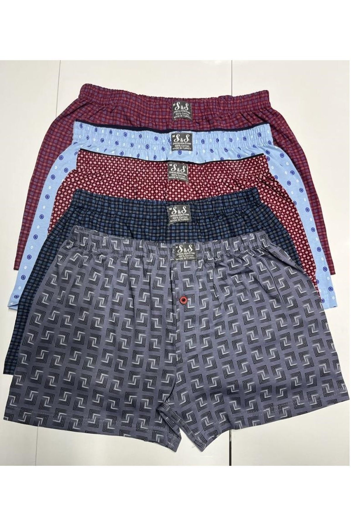 S&S SPECKLED & STONE Boxer Iç Giyim Erkek Havlu Kemer Şort Fiyatı ...