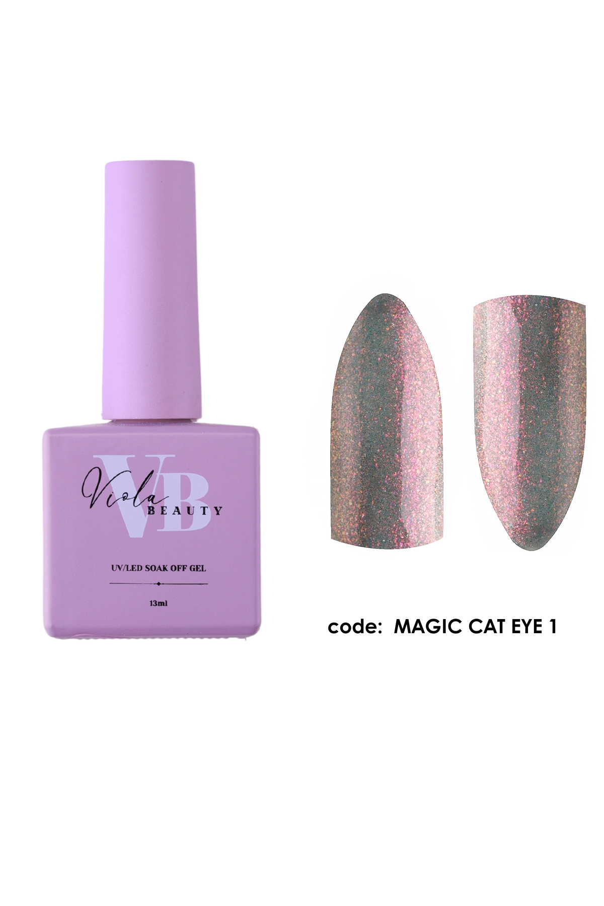 VIOLA BEAUTY Cat Eye Kalıcı Oje Sürtünme Efektli Kedi Gözü Yeni ...