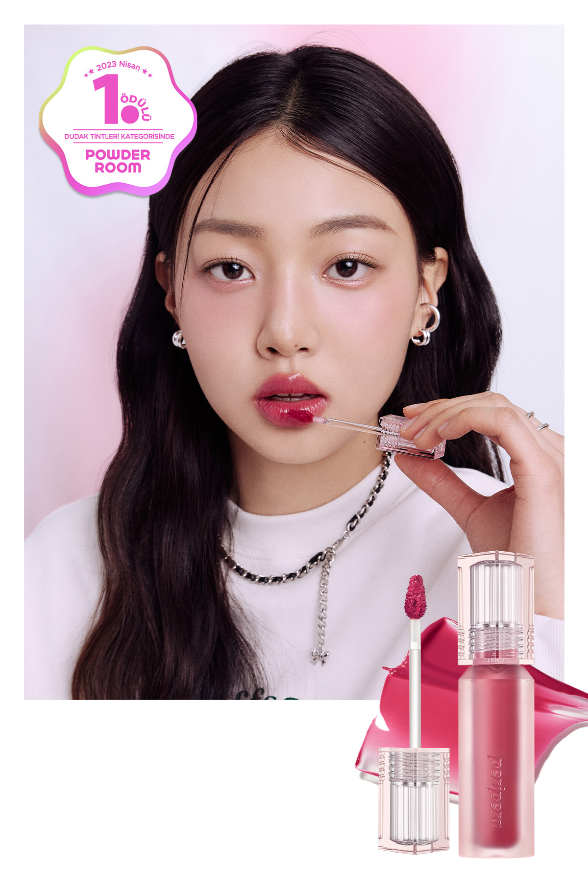 PERIPERA Doğal Tonlarda, Uzun Süre Kalıcı, Işıltılı Tint Peripera Water ...