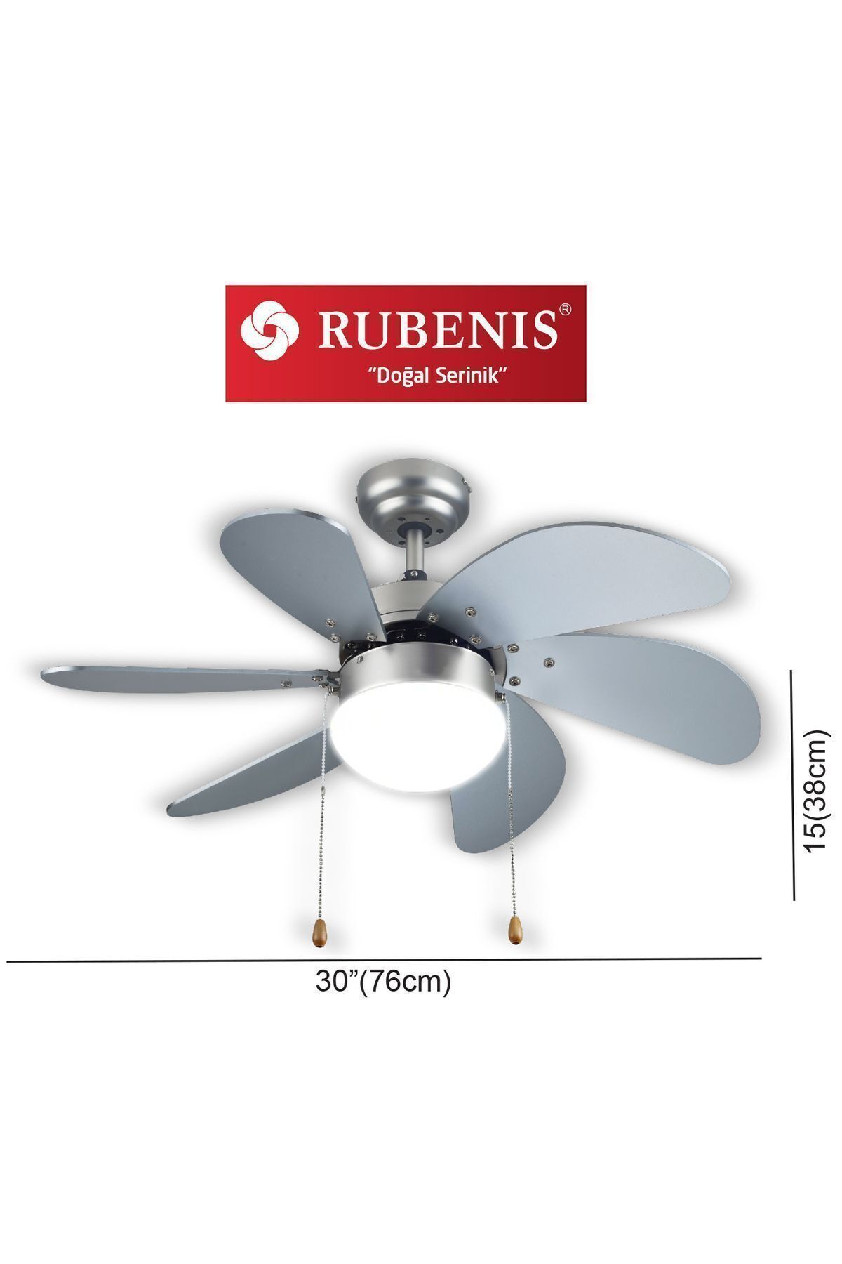 Rubenis RUBENİS RBT 306 SLV GLOB TAVAN VANTİLATÖRÜ - Fiyatı, Yorumları