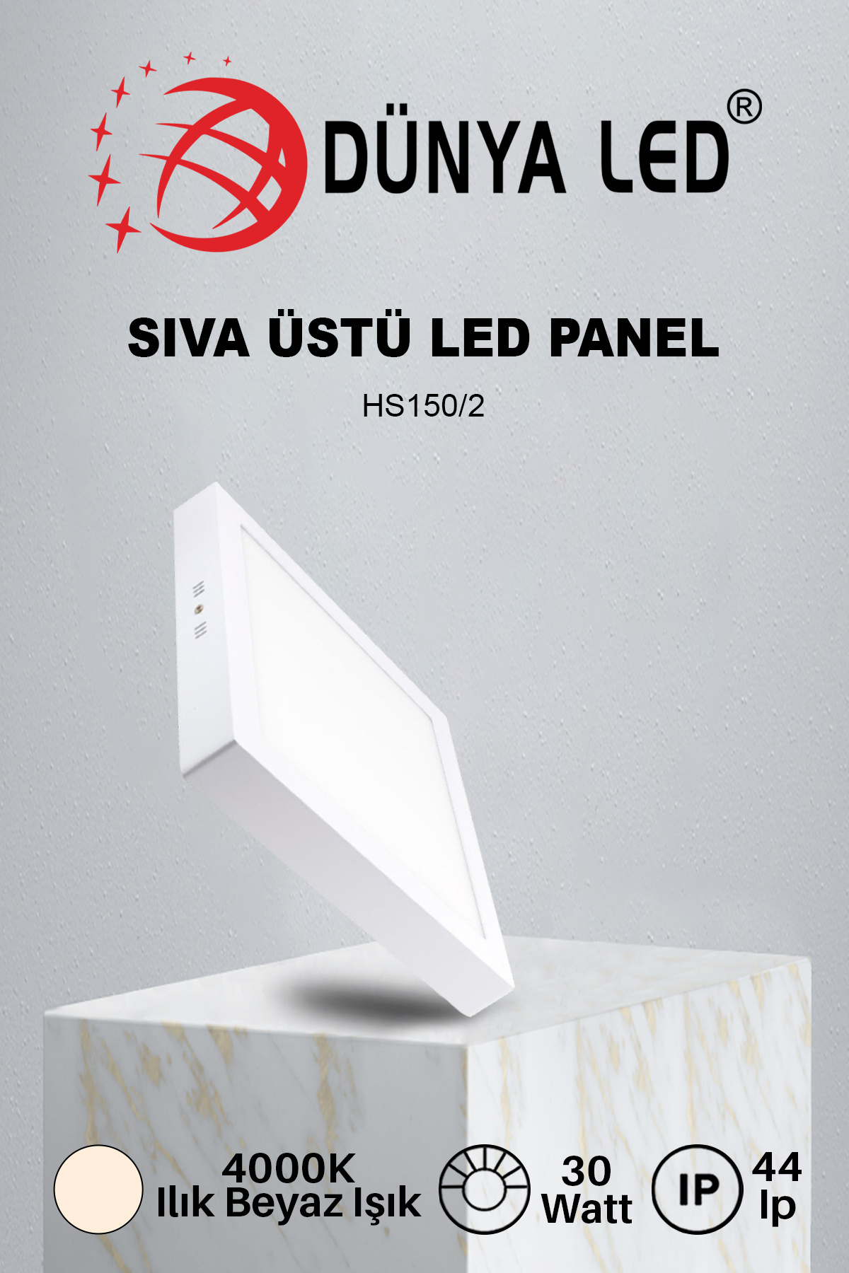 MEG LİGHT 30W 4000K ILIK BEYAZ IŞIK SIVA ÜSTÜ LED PANEL Fiyatı ...
