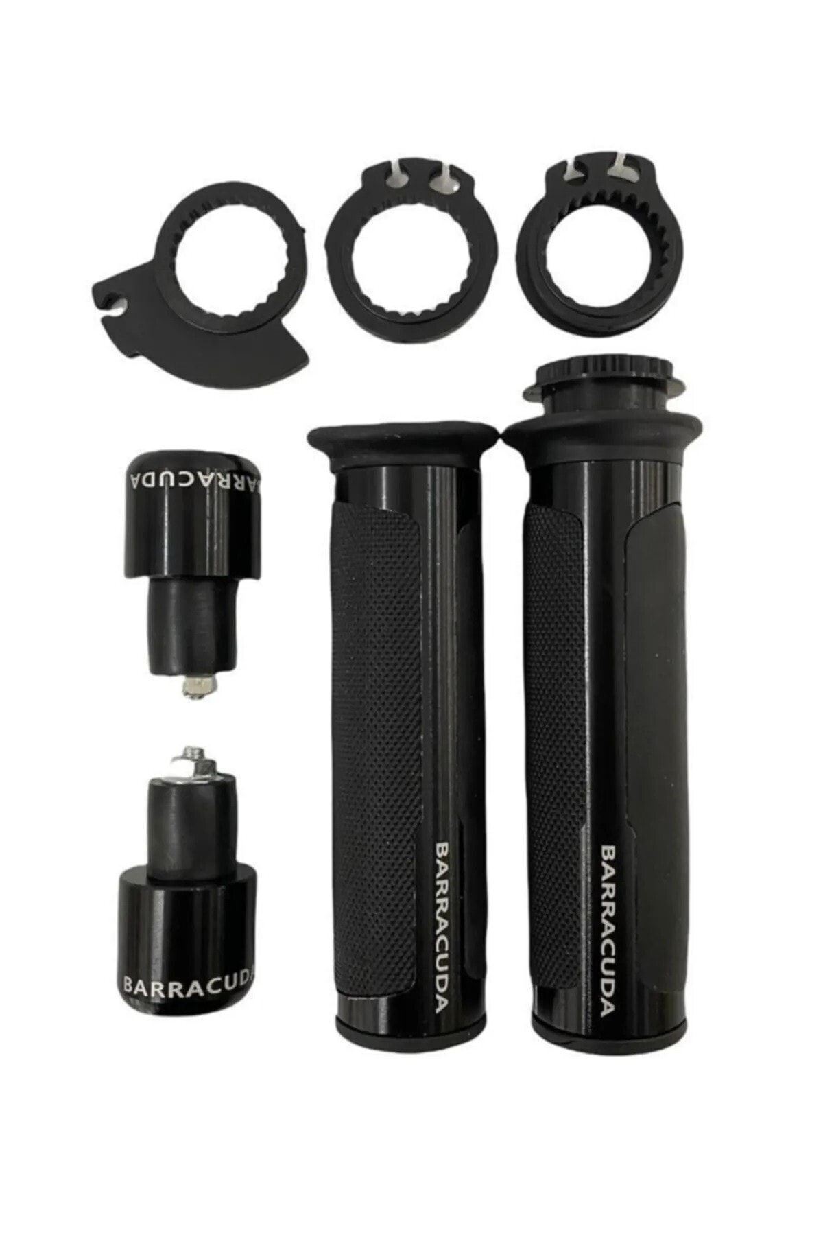 Motobros Barracuda Elcik Ve Gidon Topuzu Takım Seti Siyah R25 Elcik ...