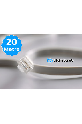 🌐 20 Metre Ethernet Kablosu ile Hızlı Bağlantı Kurun!