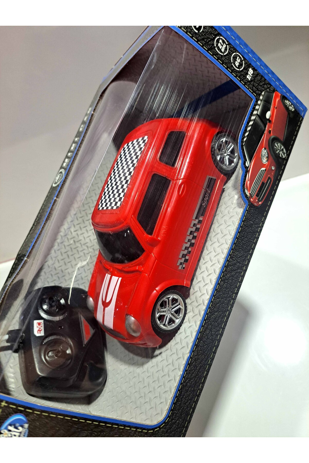 ALYTOYS Oyuncak Mini Cooper Uzaktan Kumandalı 18x9 cm 4 yön 27Mhz hız 1 ...