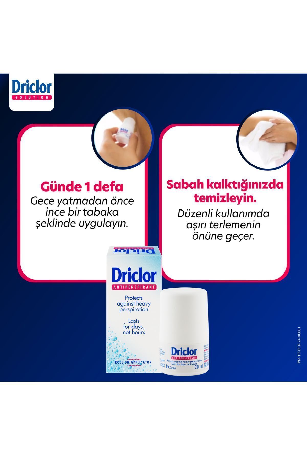 Driclor Aşırı Terleme Önleyici Antiperspirant Roll-on 20ml Fiyatı ...