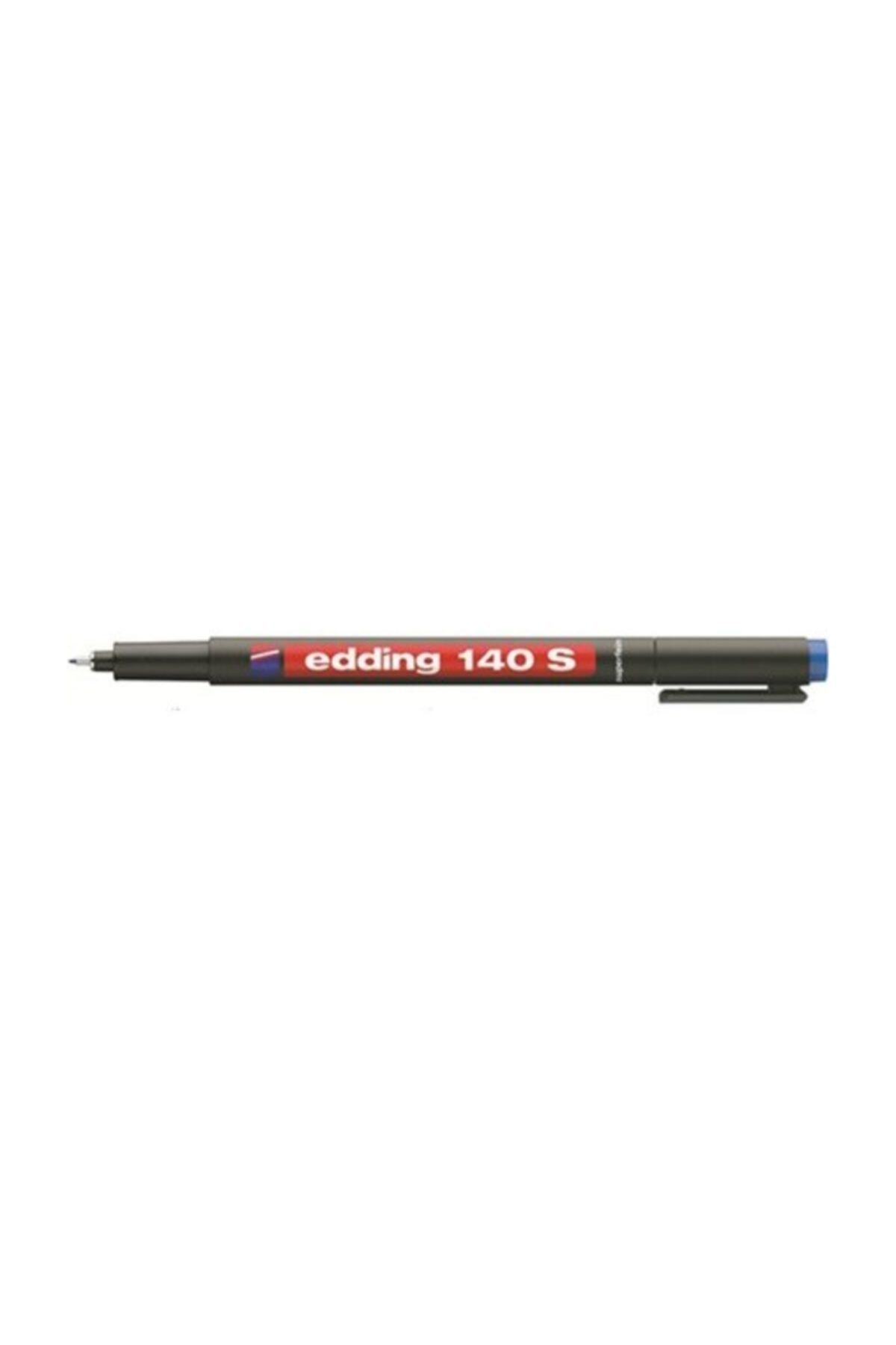 Edding 140 S (S) Mavi Ince Iğne Uçlu Asetatlı Permanent Cd Kalemi 10'lu ...