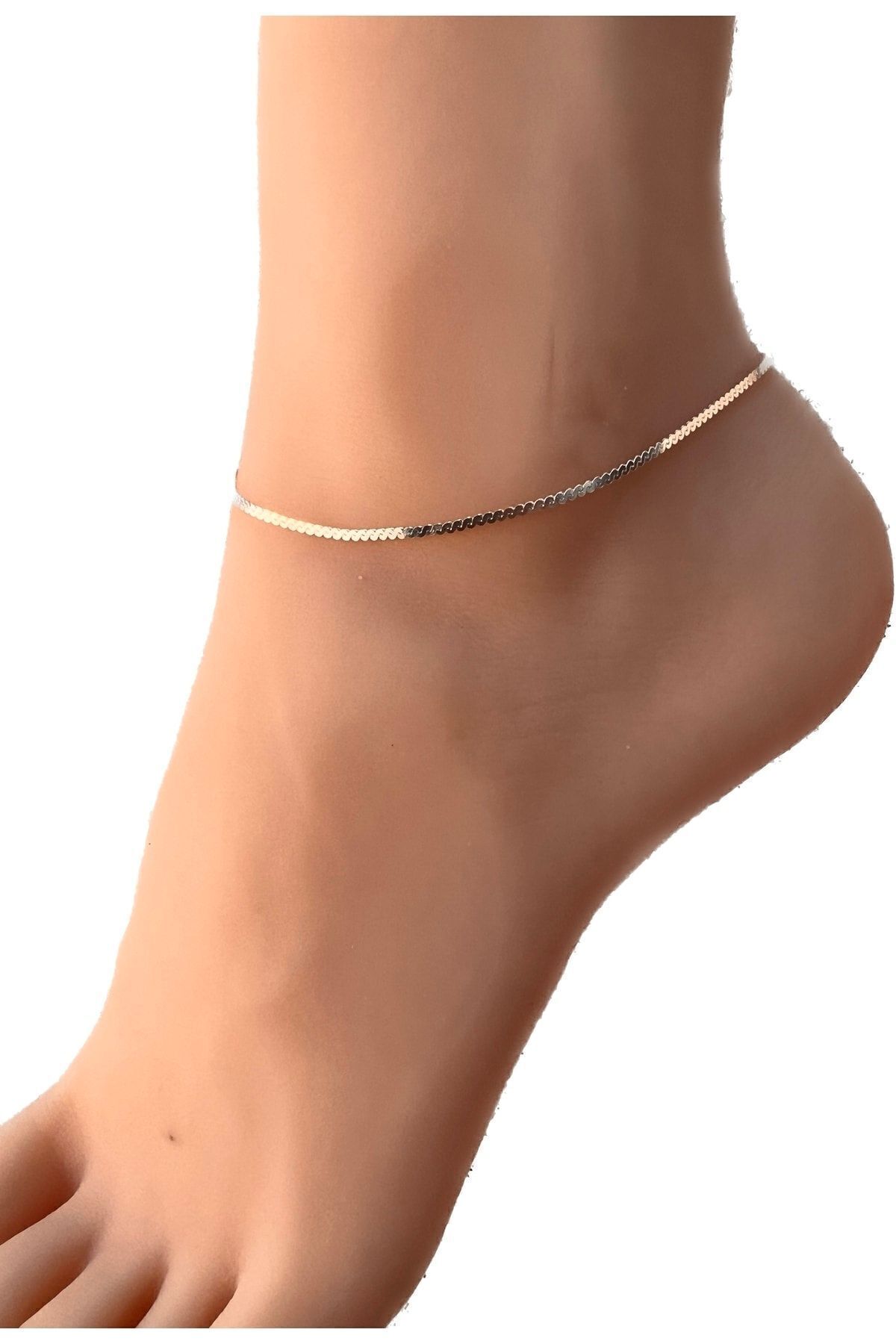 Söğütlü Silver Gümüş Örgü Modeli Italyan Zincir Halhal - Fiyatı, Yorumları