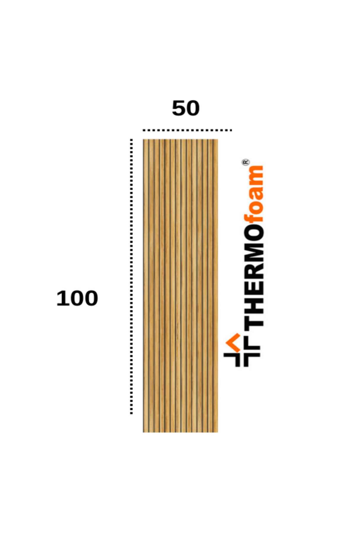 THERMOSİDİNG 10 Adet Ahşap Görünümlü Strafor Duvar Kaplama Paneli Lb 005- 50x100 - Fiyatı, Yorumları