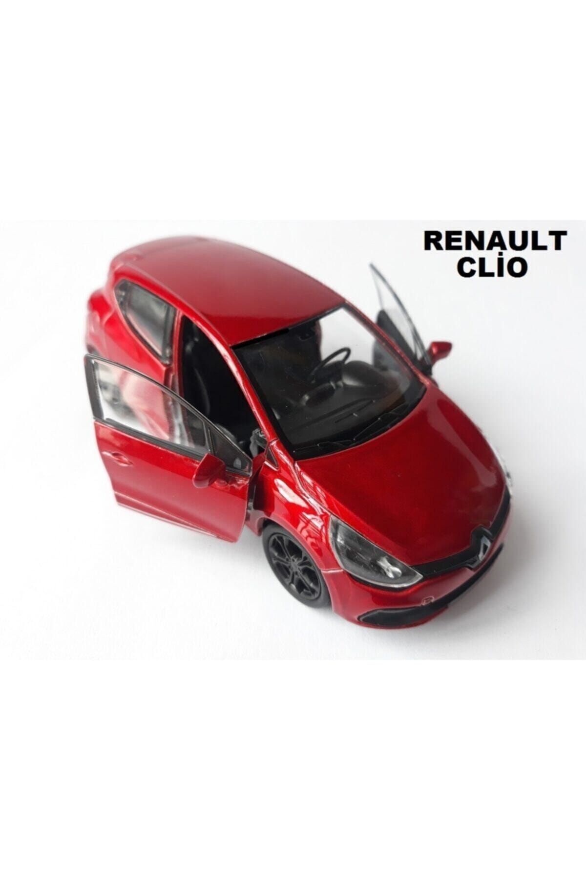 Welly Metal Renault Clio Diecast Metal Araba Kapı Açılır 1.36 Kırmızı ...