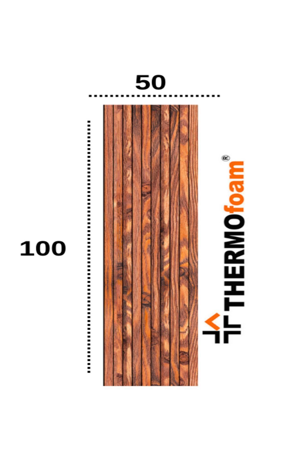 THERMOSİDİNG 10 Adet Ahşap Görünümlü Strafor Duvar Kaplama Paneli Lb 004 - 50x100 - Fiyatı ...