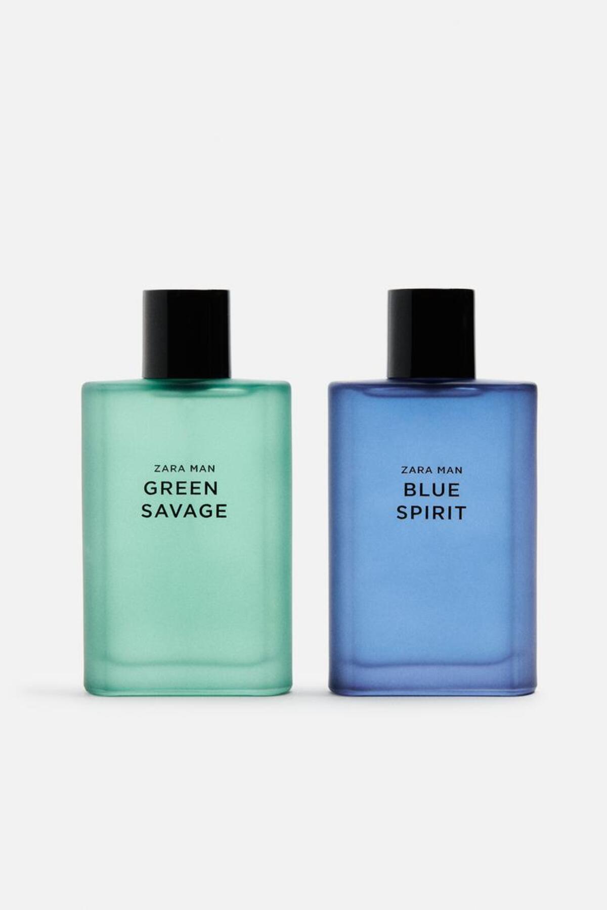 Zara MAN GREEN SAVAGE + ZARA MAN BLUE SPIRIT EDT 2X90 ML ERKEK PARFÜM ...