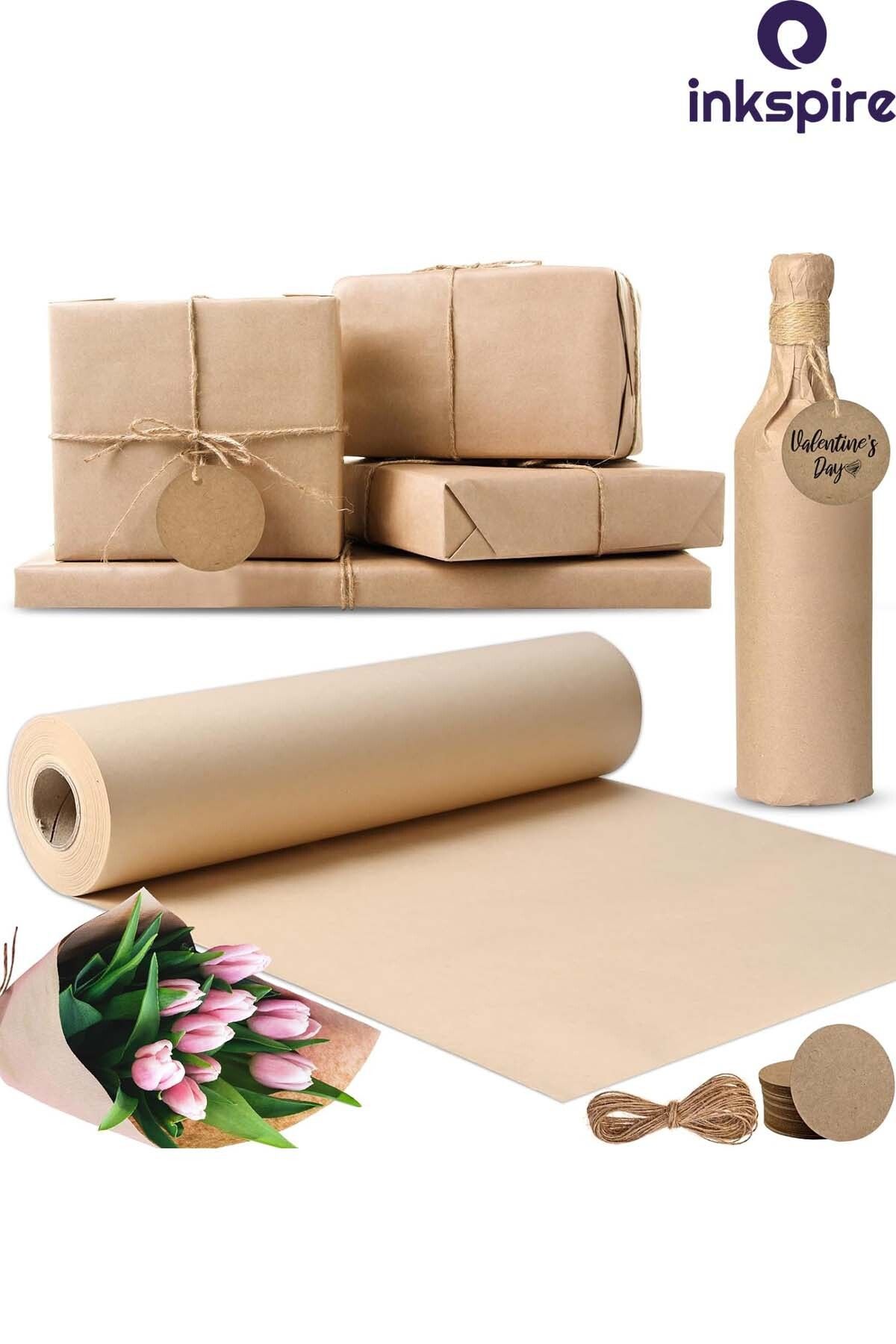 inkspire Çeyiz Kağıt Set 10 Adet 70x100 80 gr Saman Kraft Kağıt 2 Adet ...