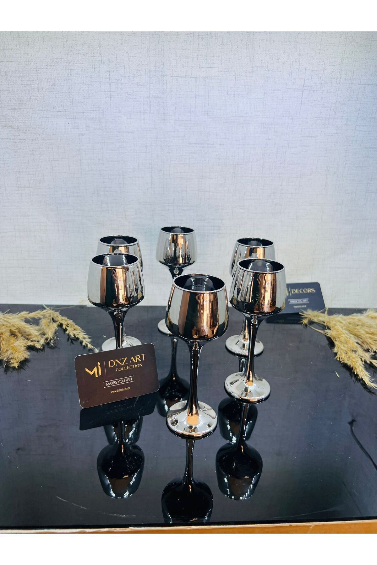 DNZ ART COLLECTİON Lüx 6 Kişilik Kahve Yanı Bardağı Makina Garantilidir ...