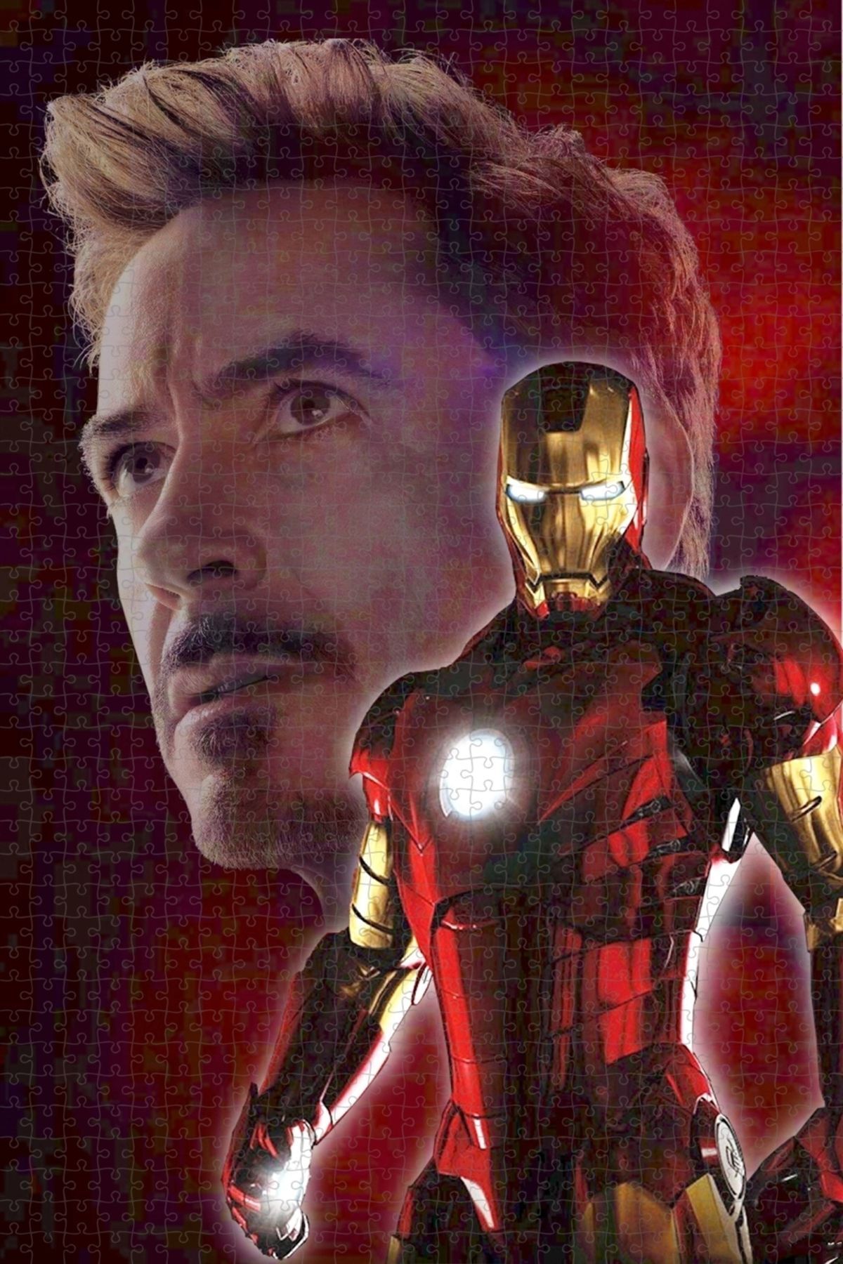 Jeronkarji Iron Man Collection Film Posterinin 1000 Parça Puzzle ...