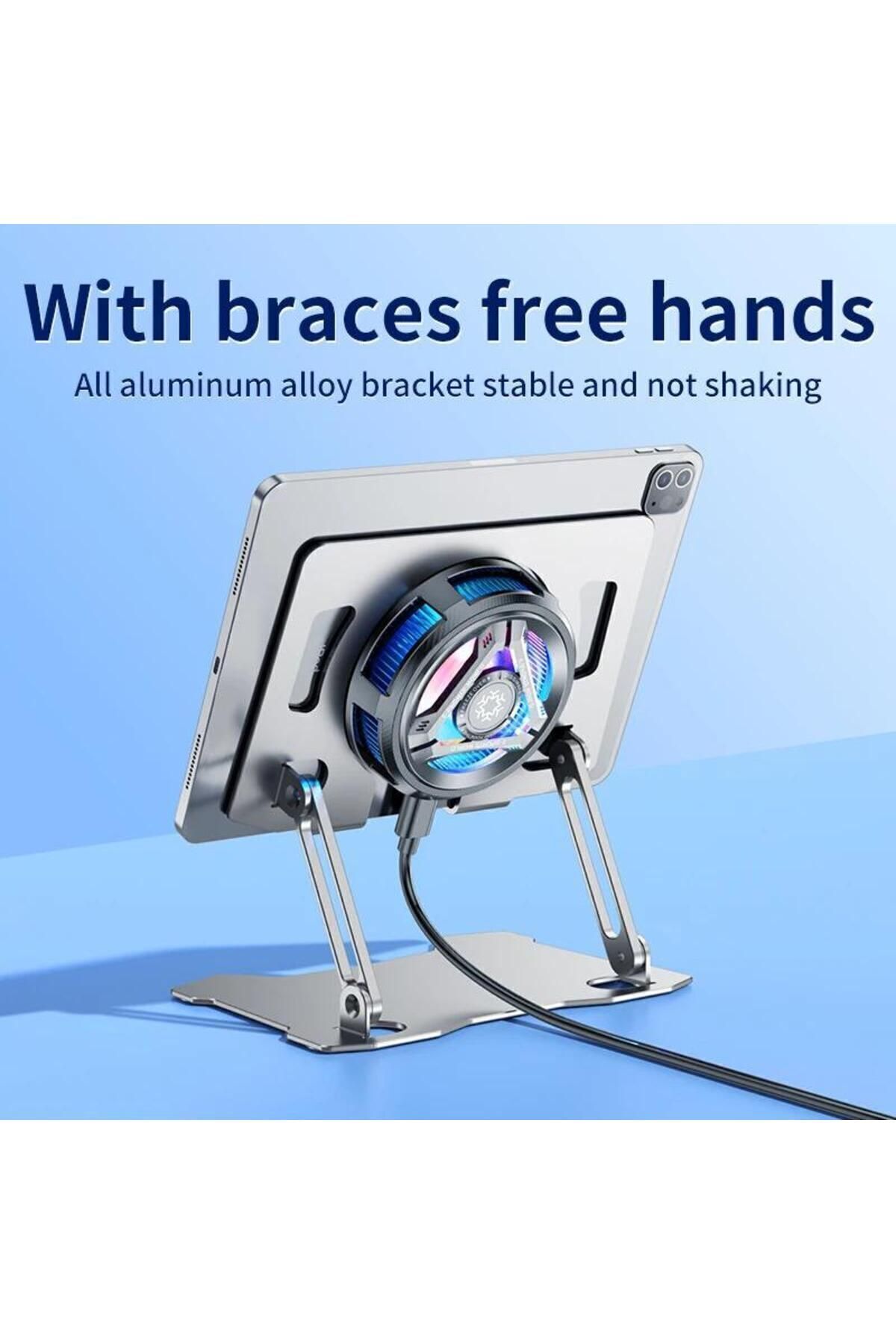 EHZ TEKNOLOJİ F13 RGB Radyatör Tablet Soğutucu Fan - Siyah - Fiyatı, Yorumları