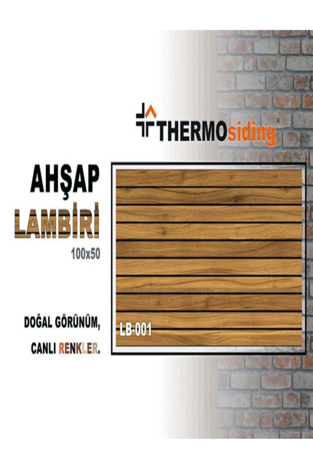 THERMOSİDİNG 10 Adet Ahşap Görünümlü Strafor Duvar Kaplama Paneli Lb 001 - 50x100 - Fiyatı ...