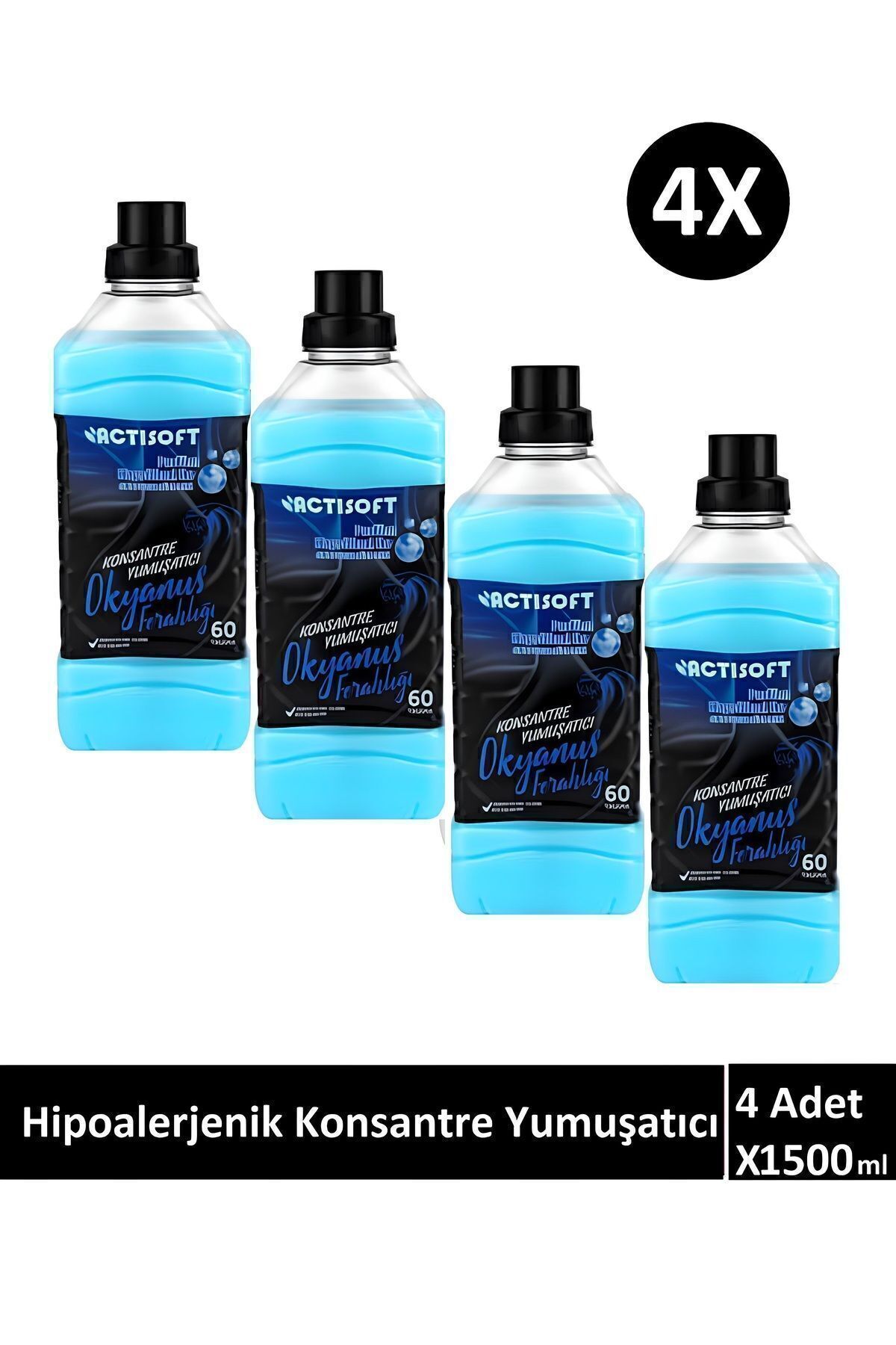 actisoft Hipoalerjenik Okyanus Ferahlığı Konsantre Çamaşır Yumuşatıcı ...