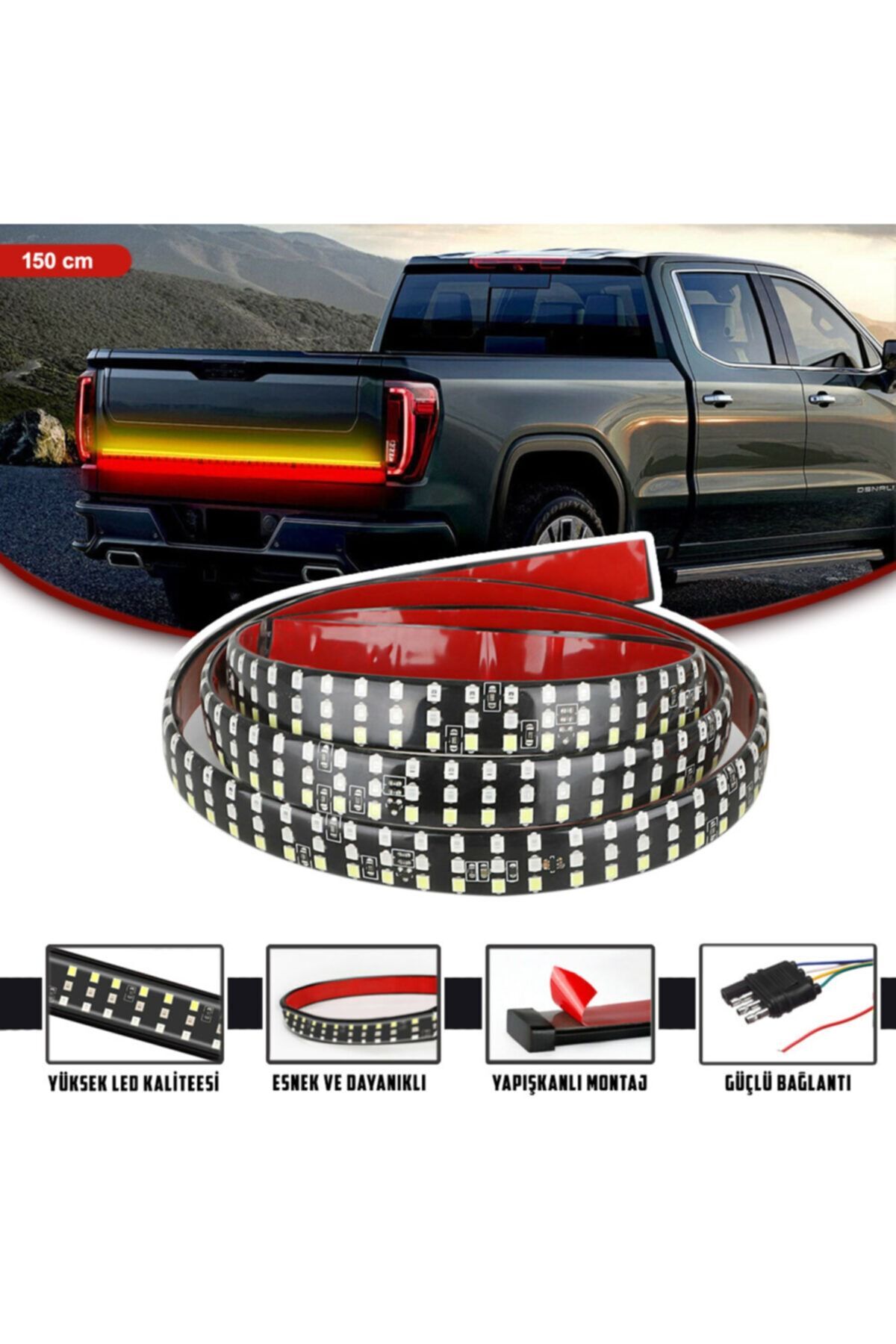 Carlifestyle Pick Up Ledi Off Road Bagaj Led Lamba Sinyalli Kayar Bagaj ...