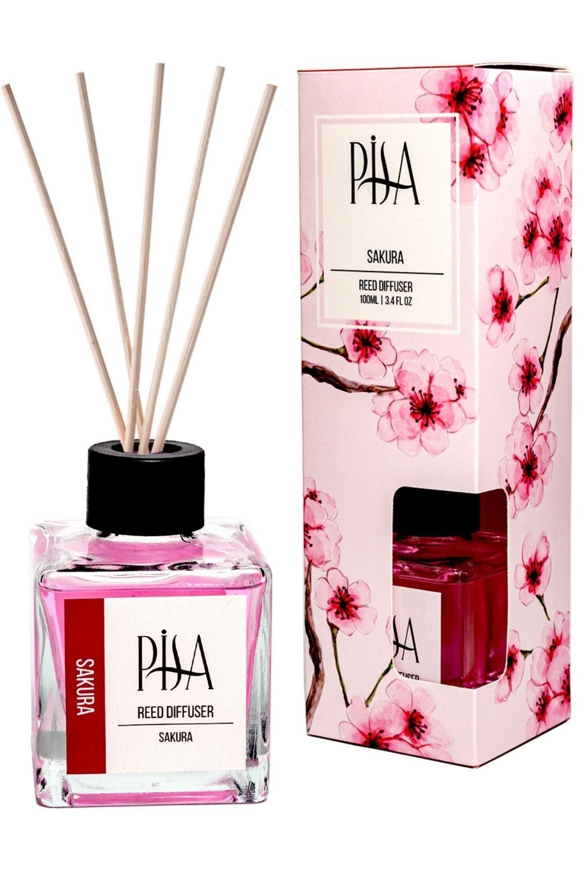 Pisa Sakura Çubuklu Oda Kokusu Reed Diffuser 100ml - Fiyatı, Yorumları