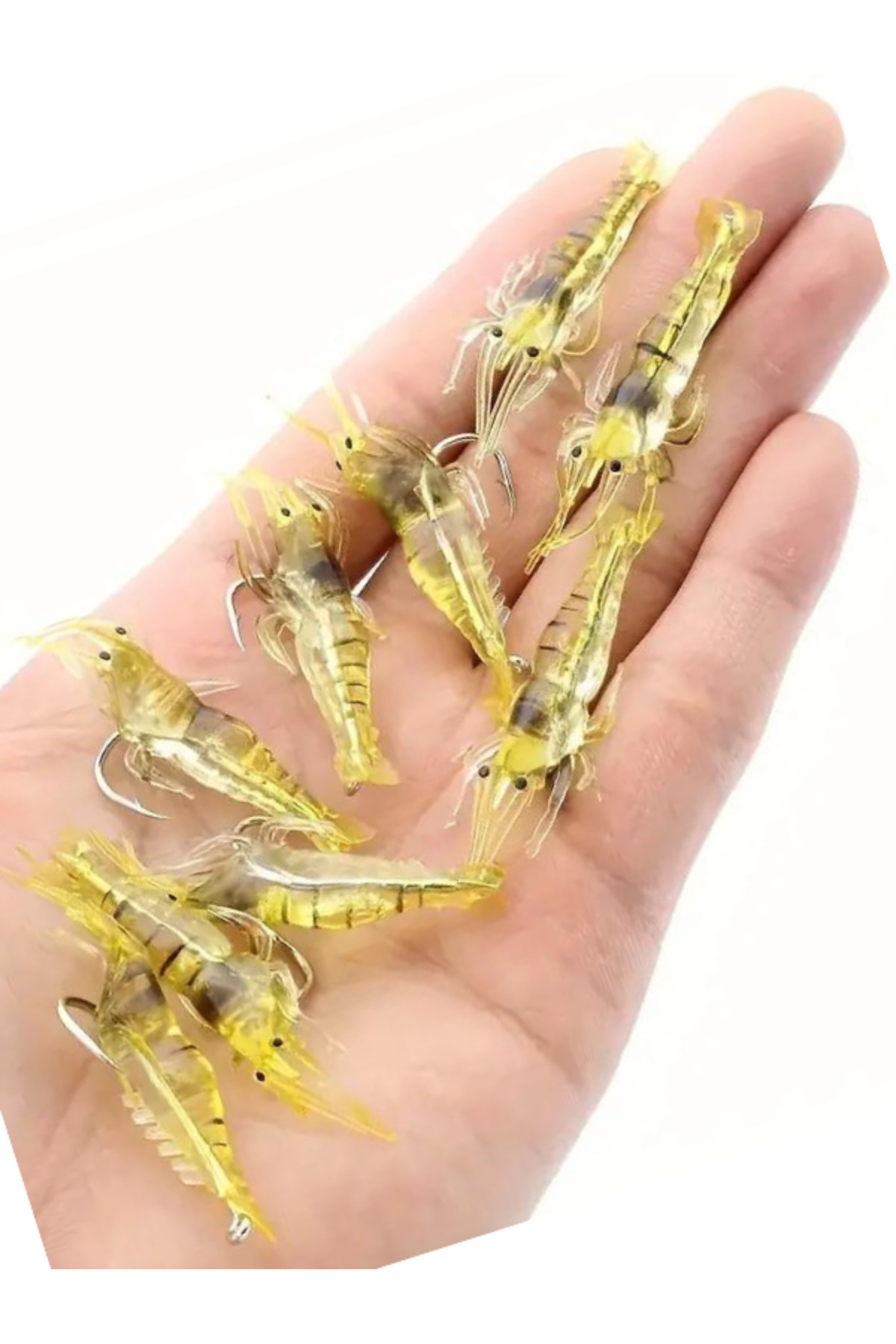 eagenset Silikon Mini Karides Yapay Yem Sarı 4 Cm 5 Adet - Fiyatı ...