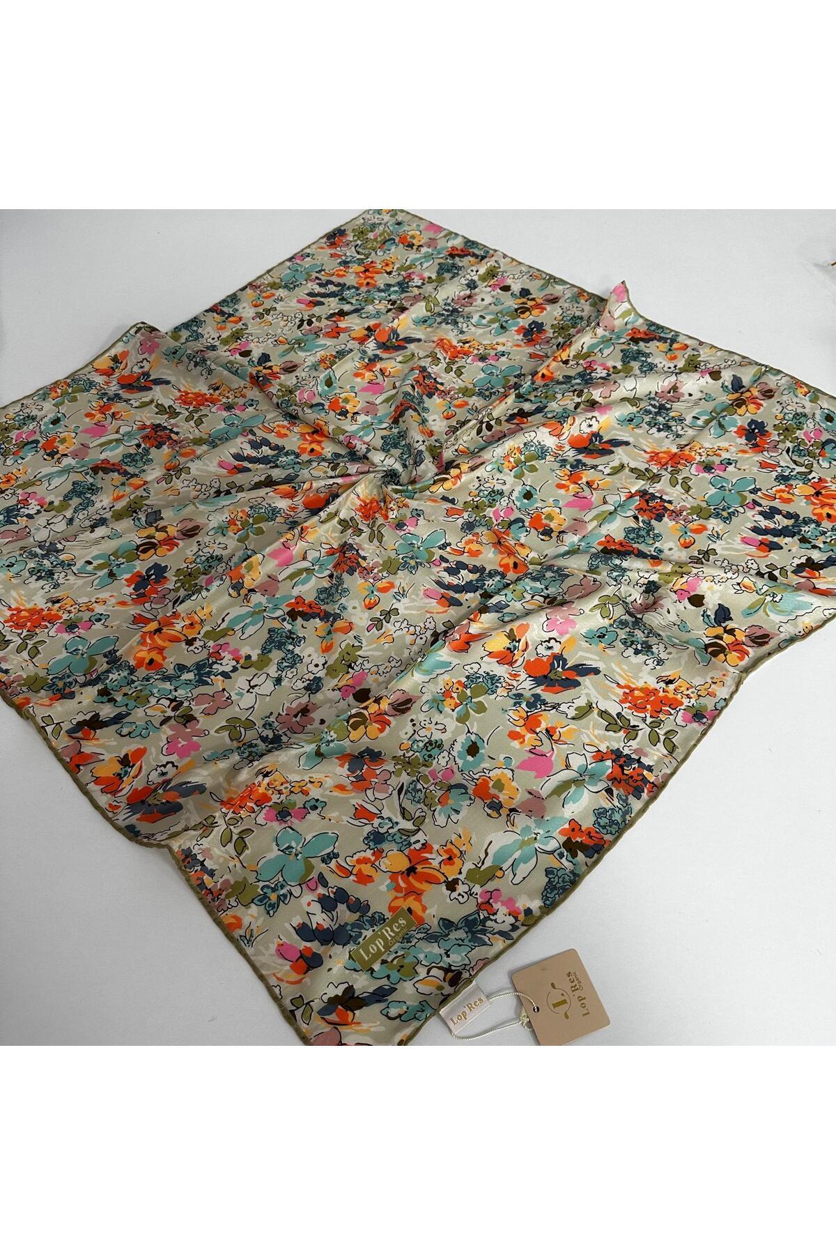 LOPRES lop'Res Organik Pamuklu Premium Eşarp Sanat Serisi LPO0609 ...