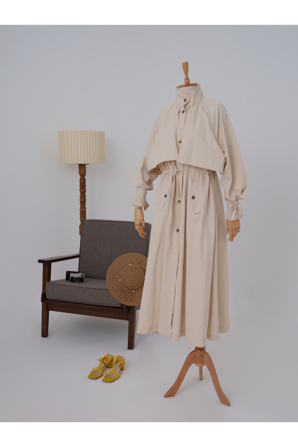 Rabian Moda Belden Biyeli Ayarlanabilir Trençkot Fiyatı, Yorumları ...