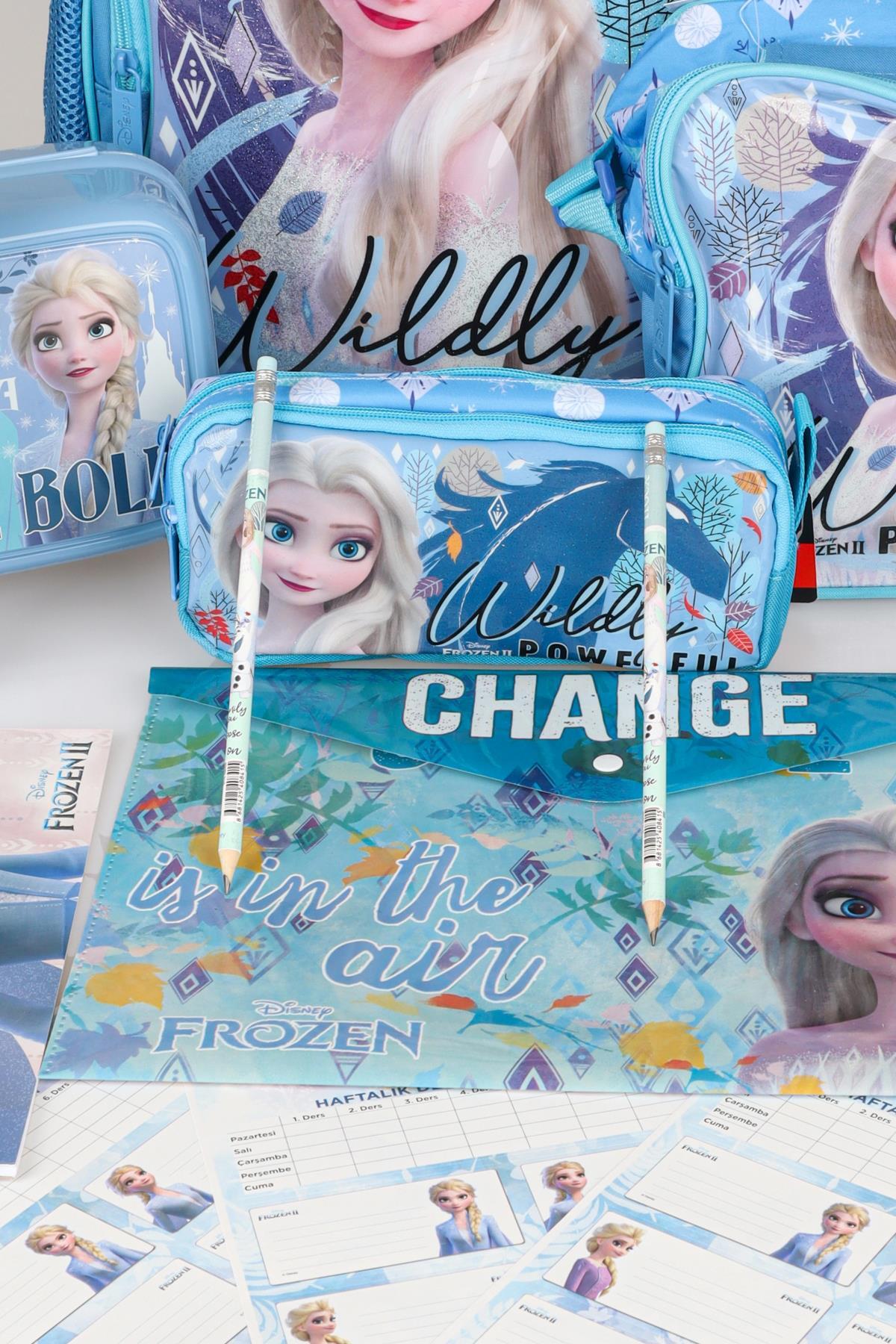 ELSA DEKOMUS LİSANSLI "MAVİ KARLAR ÜLKESİ ELSA FROZEN KOLEKSİYONU "OKUL ...