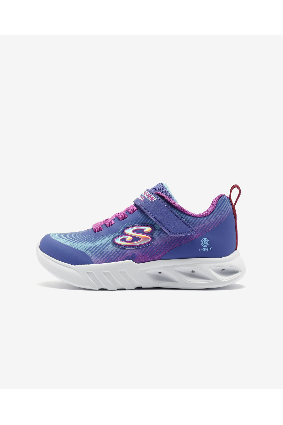 Skechers Flicker Flash - Light Takeover Büyük Kız Çocuk Mor Işıklı Spor ...