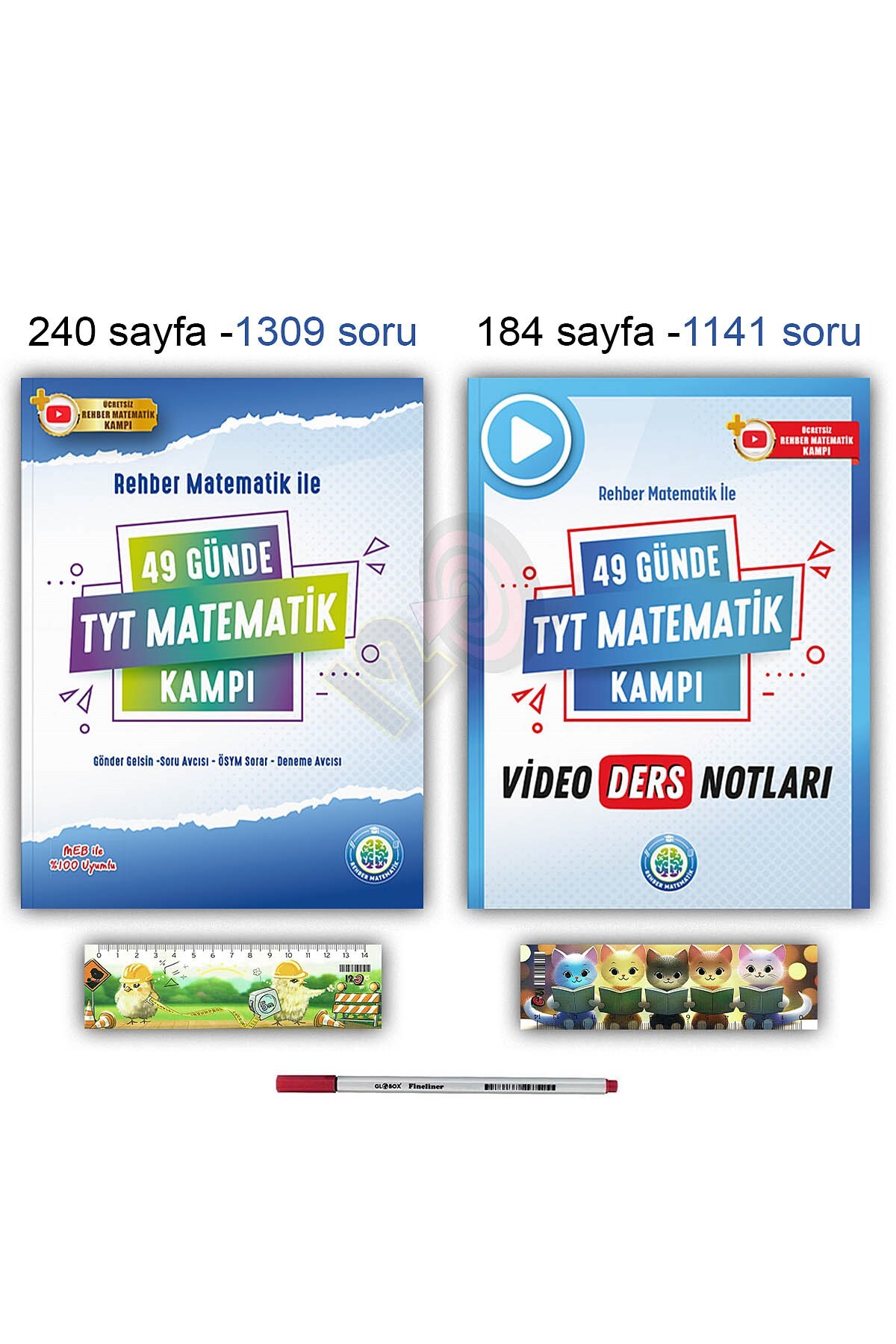 REHBER MATEMATİK YAYINLARI 49 Günde Tyt Matematik Kamp Video Ders Notları 2025 Tayfa - Fiyatı ...