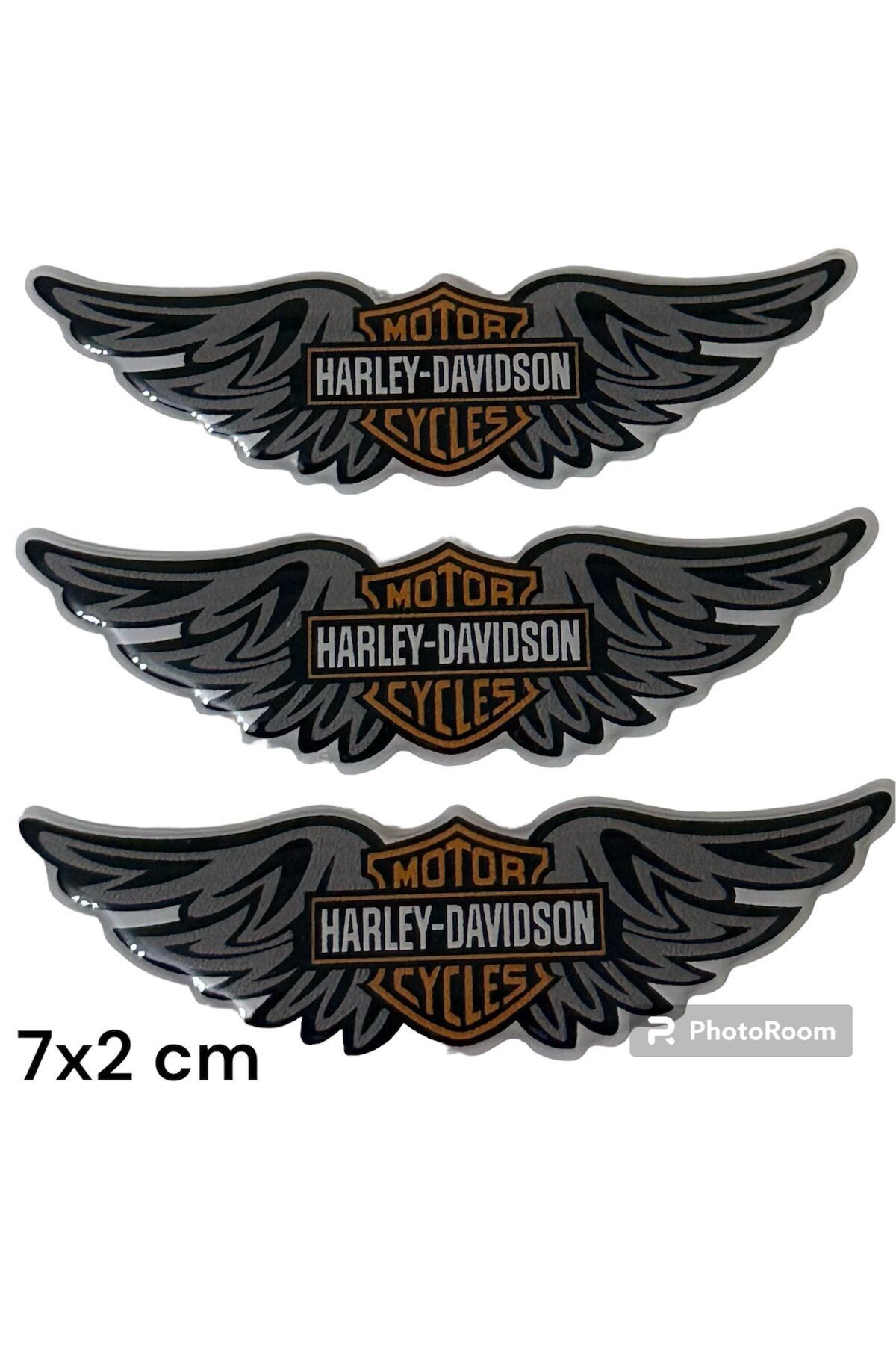 Phoenix HARLEY DAVIDSON KANATLI DAMLA STİCKER 3 ADET 6x2 CM - Fiyatı ...