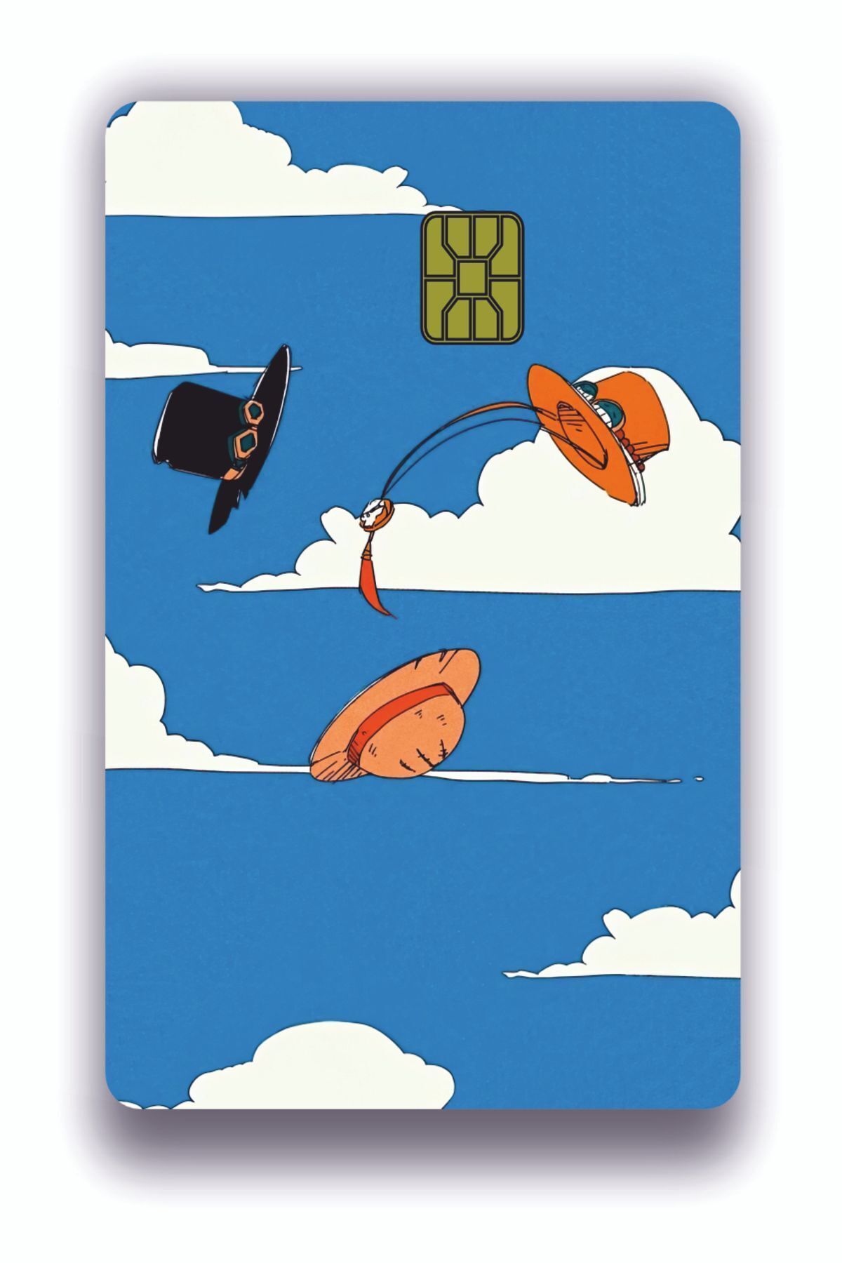 uzuntuning One Piece Sabo Ace Luffy - Hat Credit and Debit Card Sticker ...