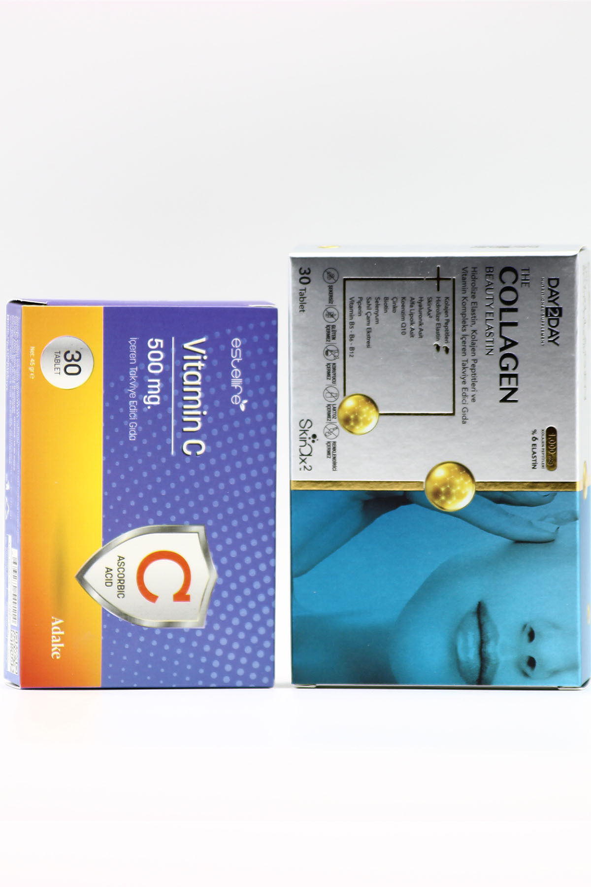 DAY2DAY The Collagen Elastin 1000mg 30 Tablet Vitamin C 500mg Fiyatı ...