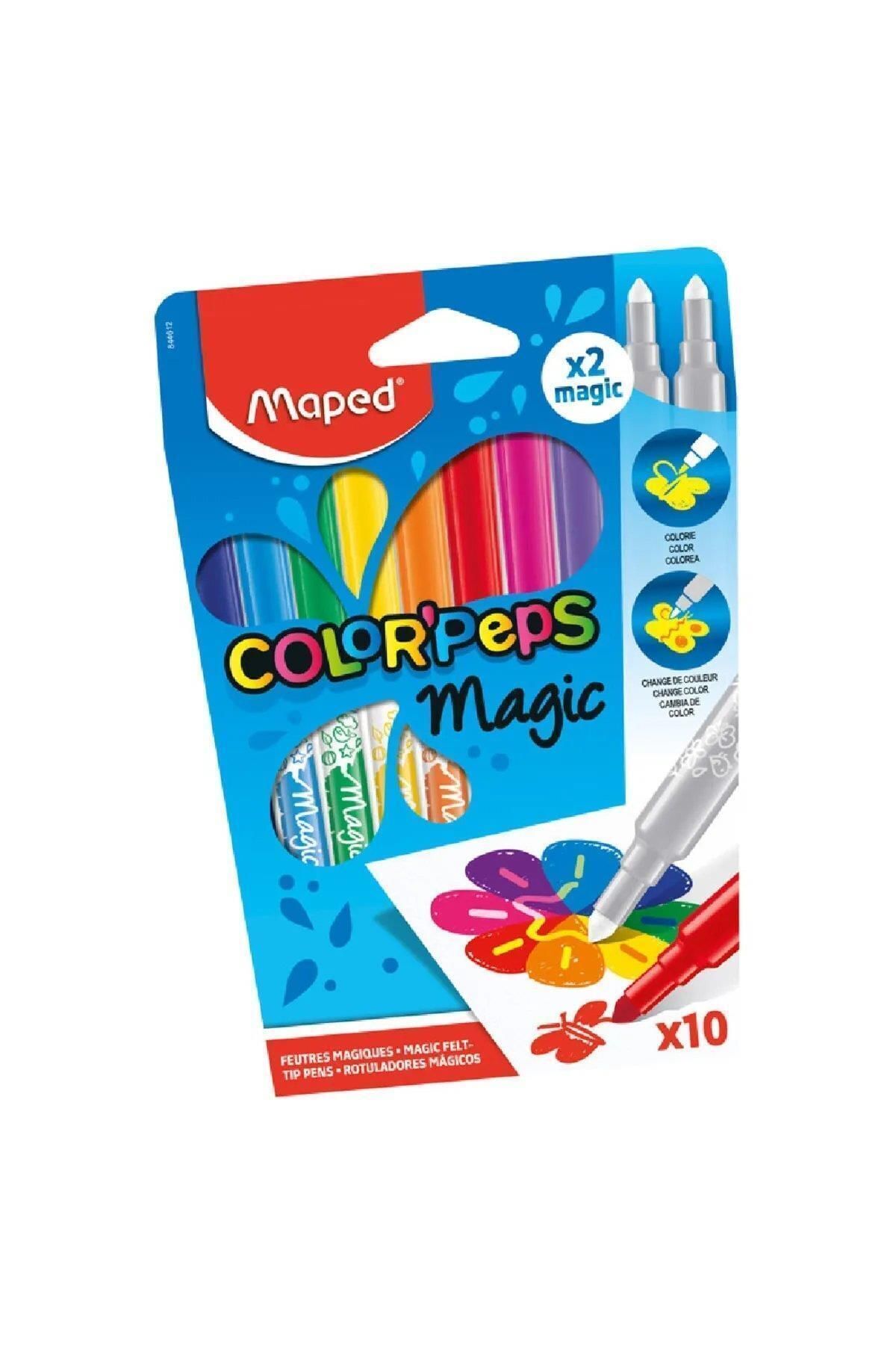 Maped Color Peps Magic Sihirli Keçeli Kalem 10 Renk - Fiyatı, Yorumları