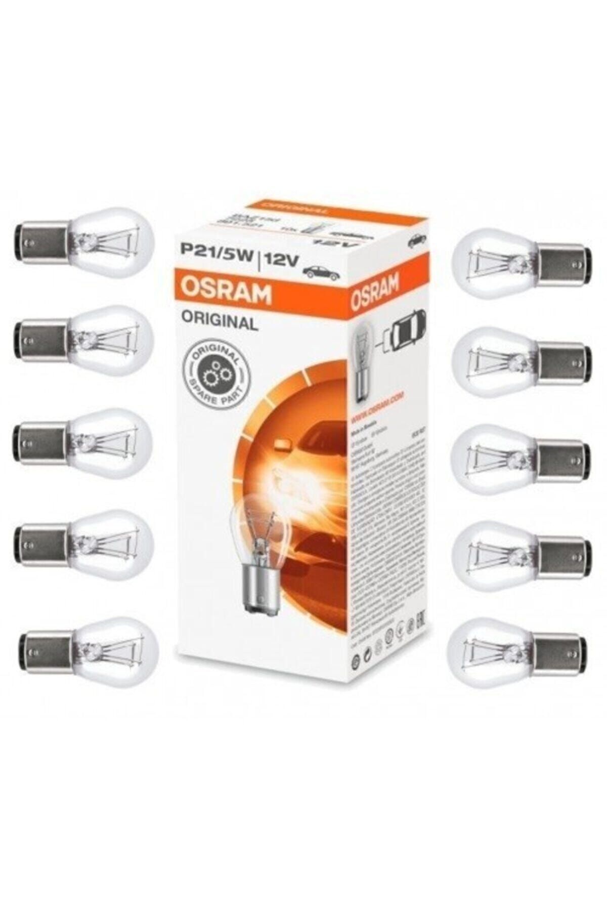 Osram 7528 P21/5w 1016 Stop Ampul 12v 21/5w 10 Adet Çift Duy Çapraz ...