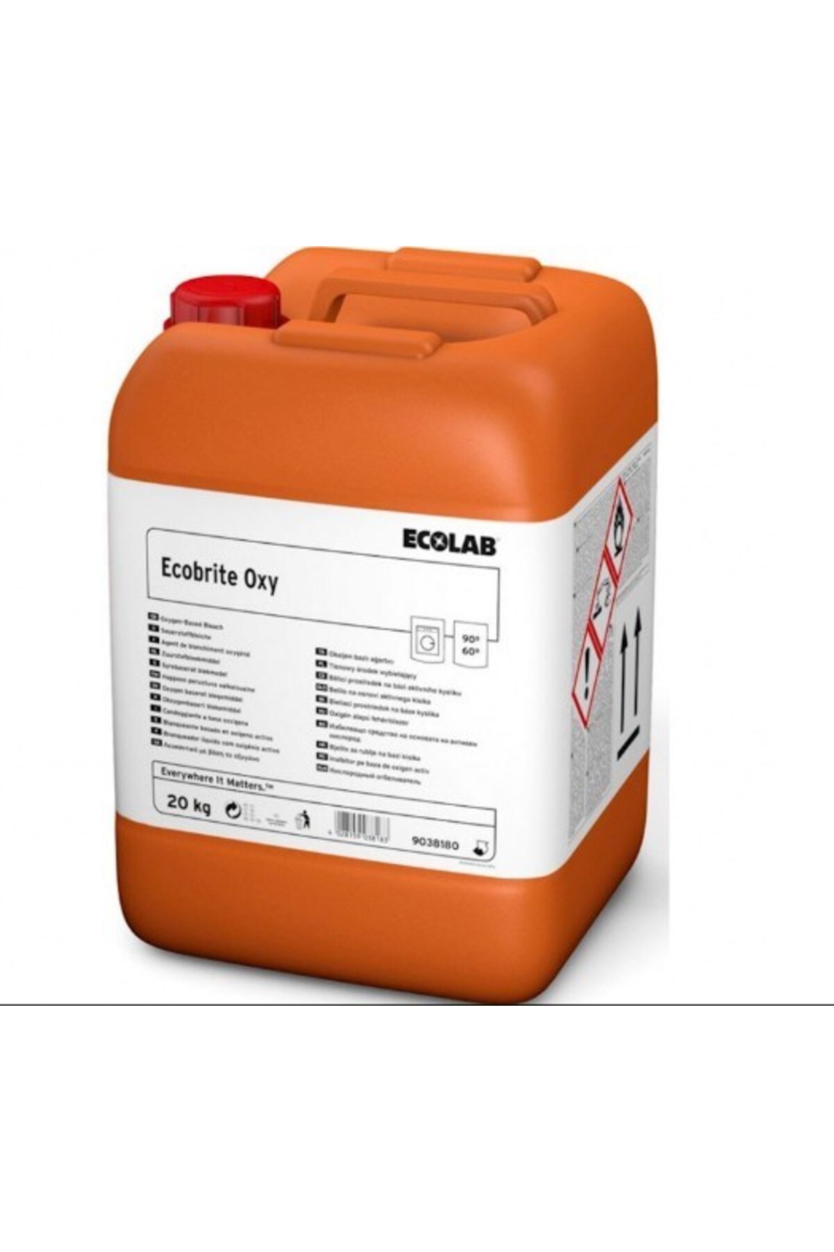 Ecolab Ecobrite Oxy 20 kg (End. Çamaşır Makinesi Sıvı Oksijen Bazlı ...