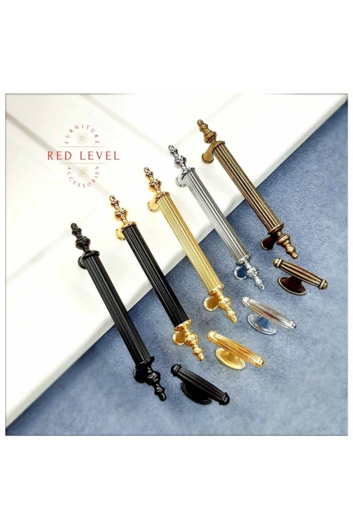 Red Level Siyah-altın Rustik Metal Kulp Modelleri Lüks Modern Country ...