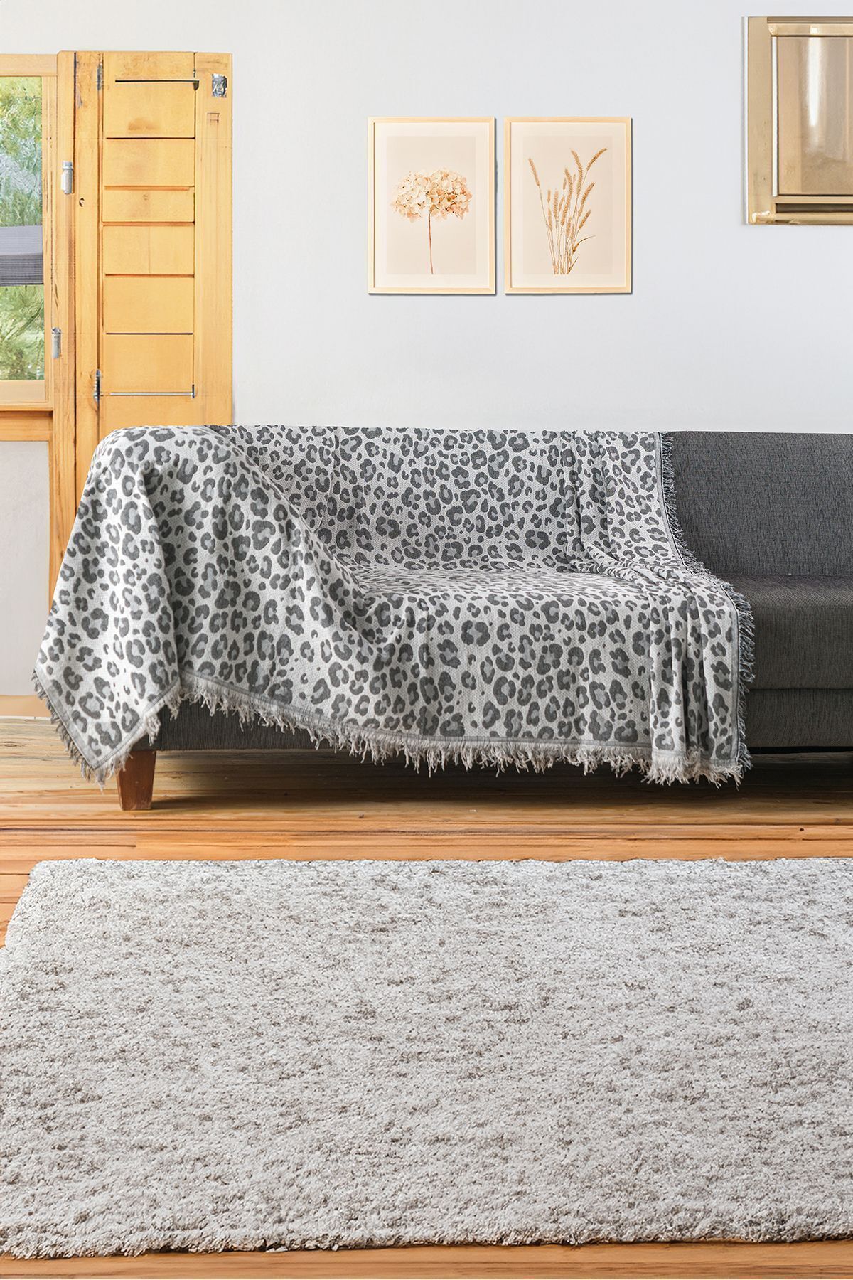 Rell Home %100 Pamuklu Lüks Kaymaz Koltuk Örtüsü | Koltuk Şalı | Çok ...