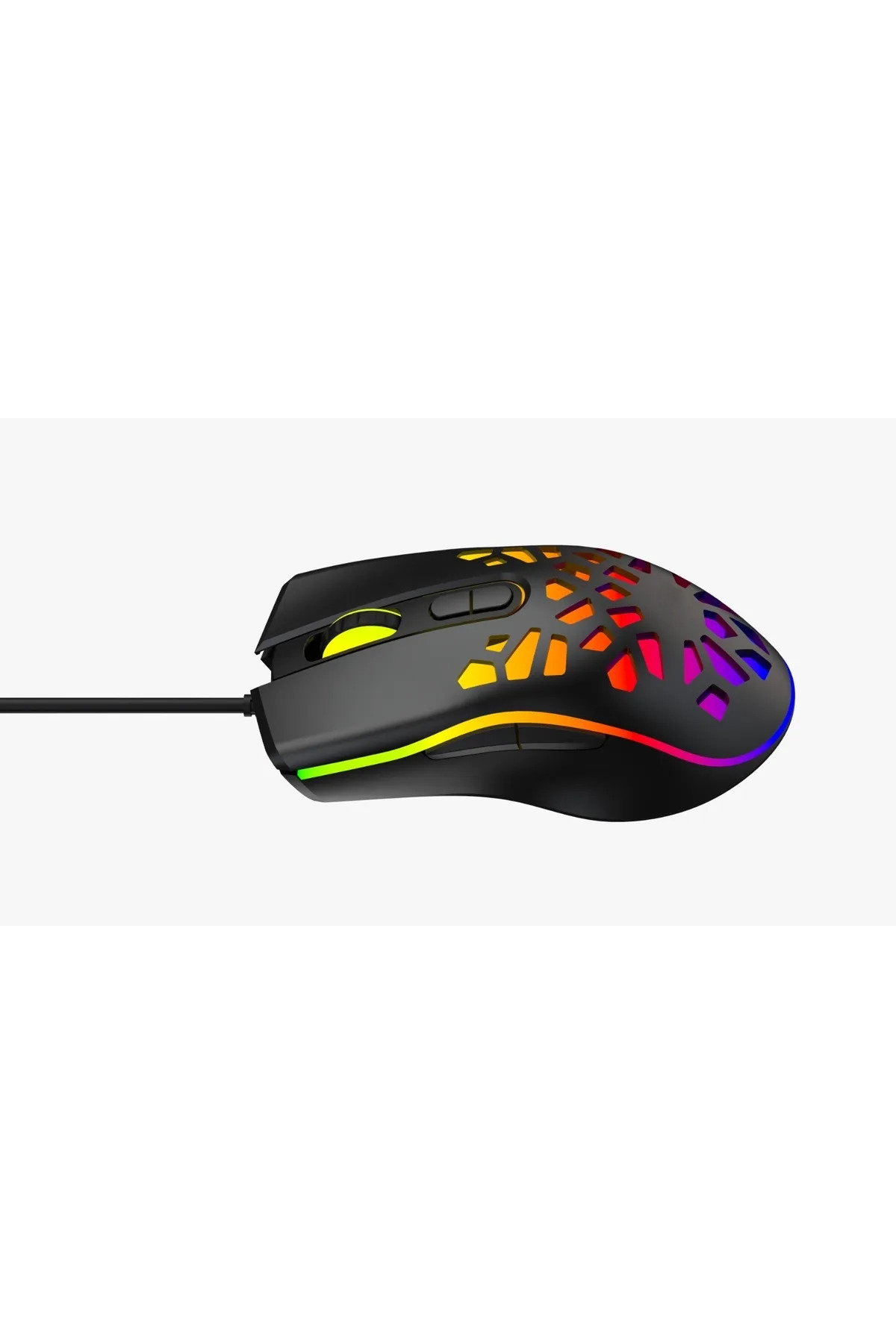 MATECHNO 3600 DPI 7 Buton RGB Kablolu Oyuncu Faresi Gaming Oyuncu Mouse ...