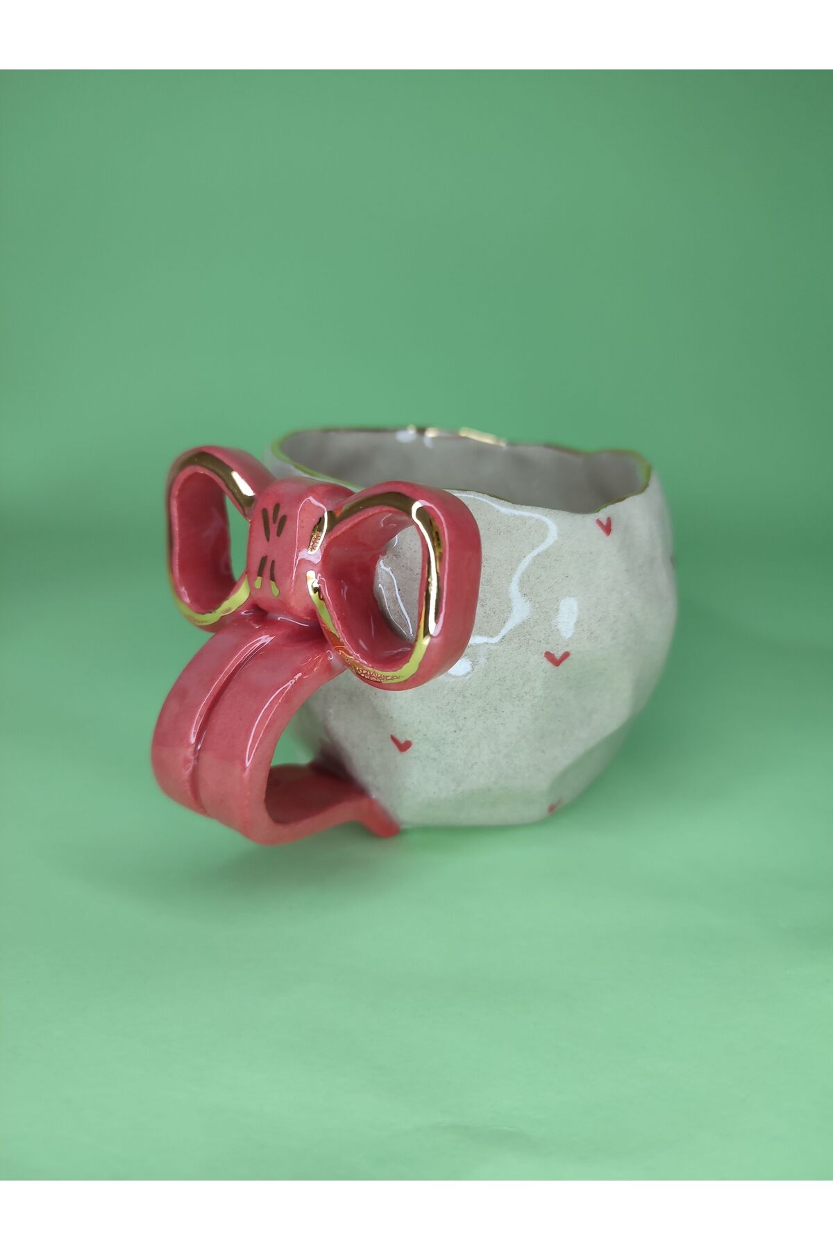 Cherry Ceramic El yapımı amorf seramik kupa Fiyatı, Yorumları - Trendyol