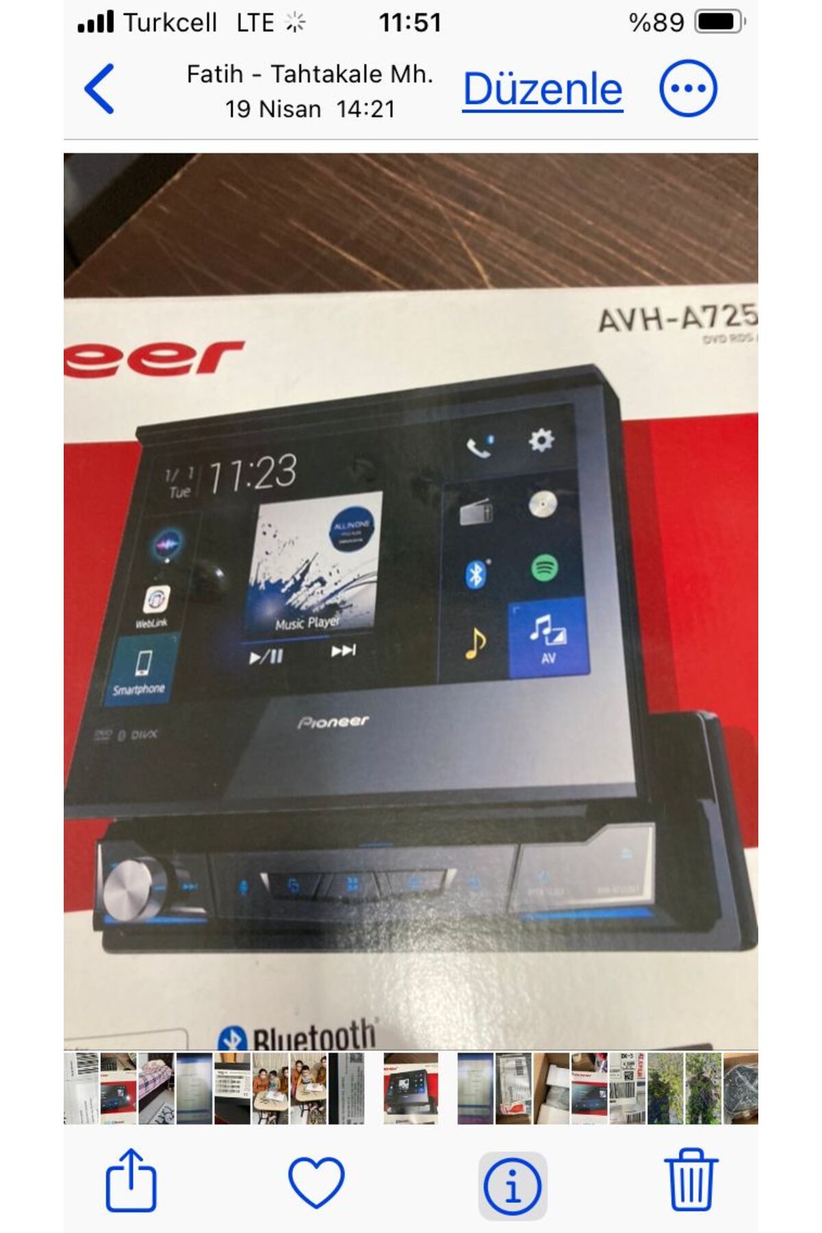 abara paynir-avh7250 bt dabil teyip Fiyatı, Yorumları - Trendyol