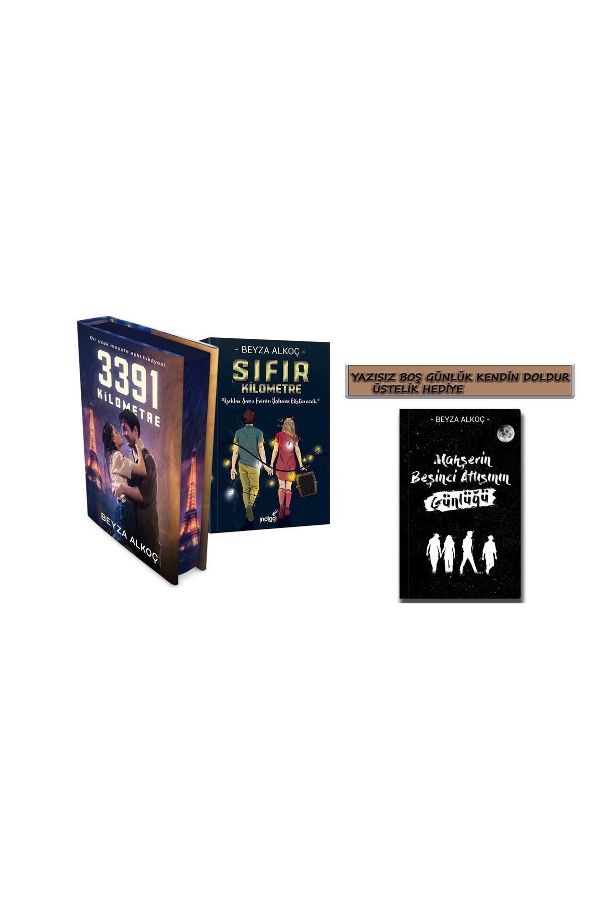 İndigo Kitap 3391 km film özel baskı(poster ve ayraç ile)-sıfır ...