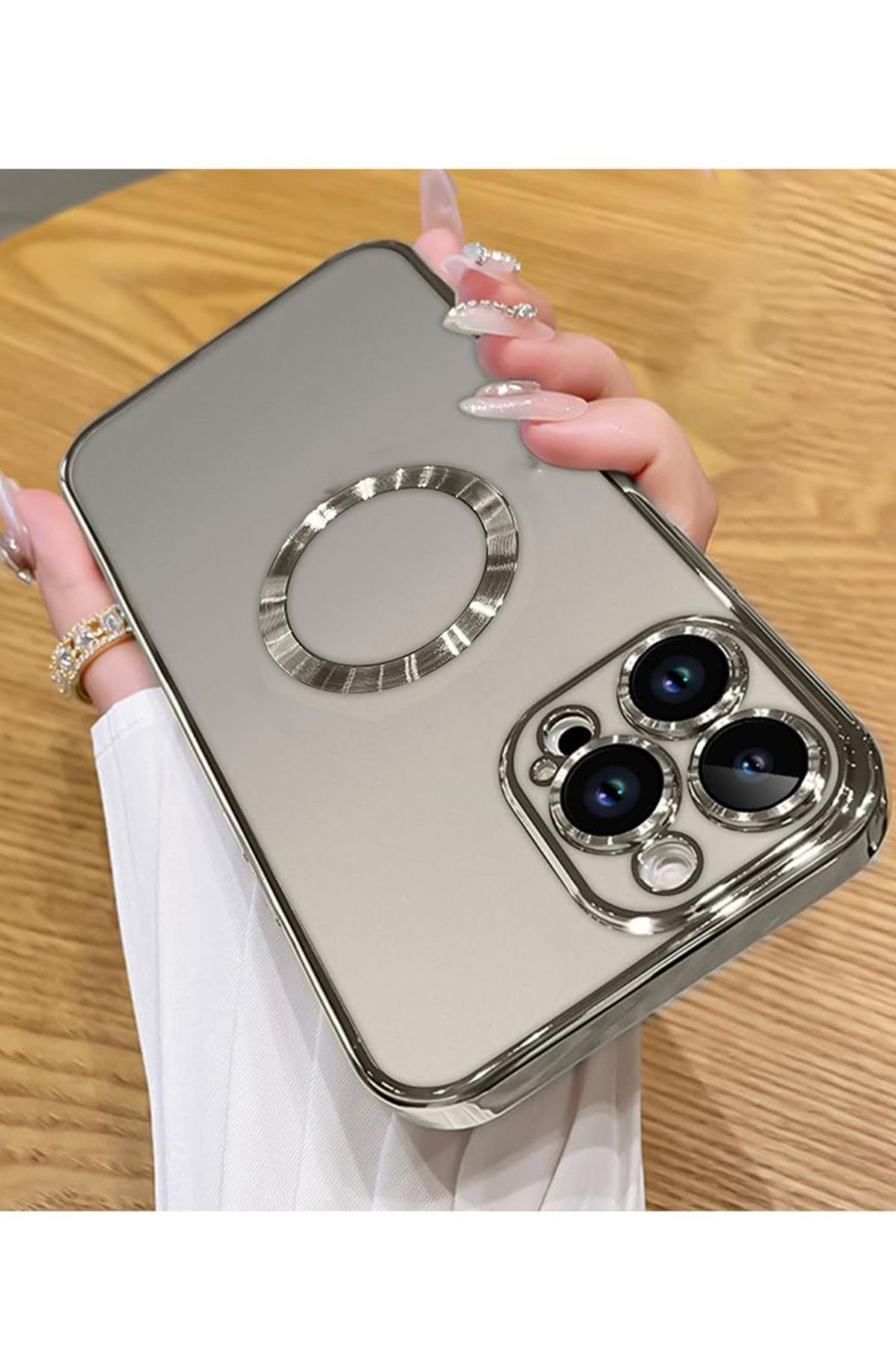 3GEN CASE İPHONE 15 PRO MAX UYUMLU KAMERA LENS KORUYUCULU LOGO GÖSTEREN ...