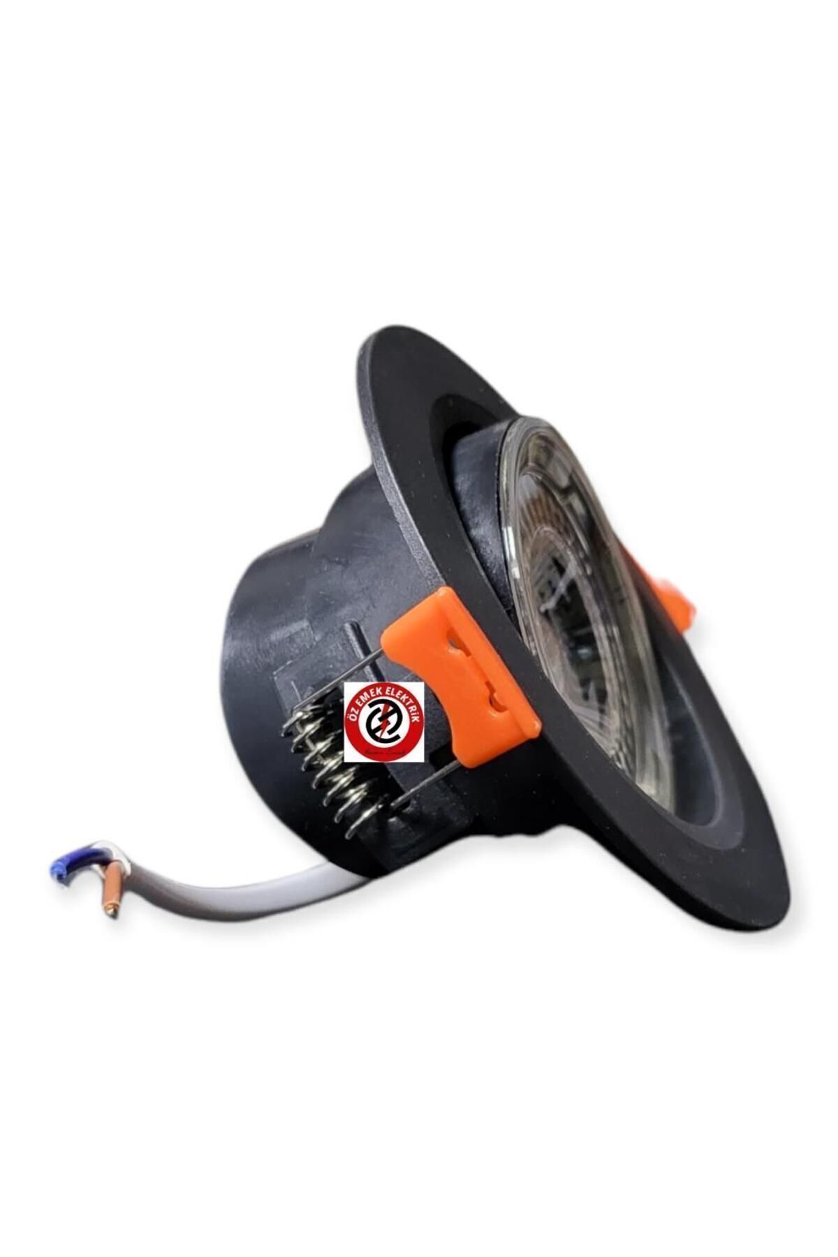 ÖZEMEK ATLANTİS 6 WATT 6W COB LED SPOT SİYAH KASA YUVARLAK BEYAZ IŞIK ...