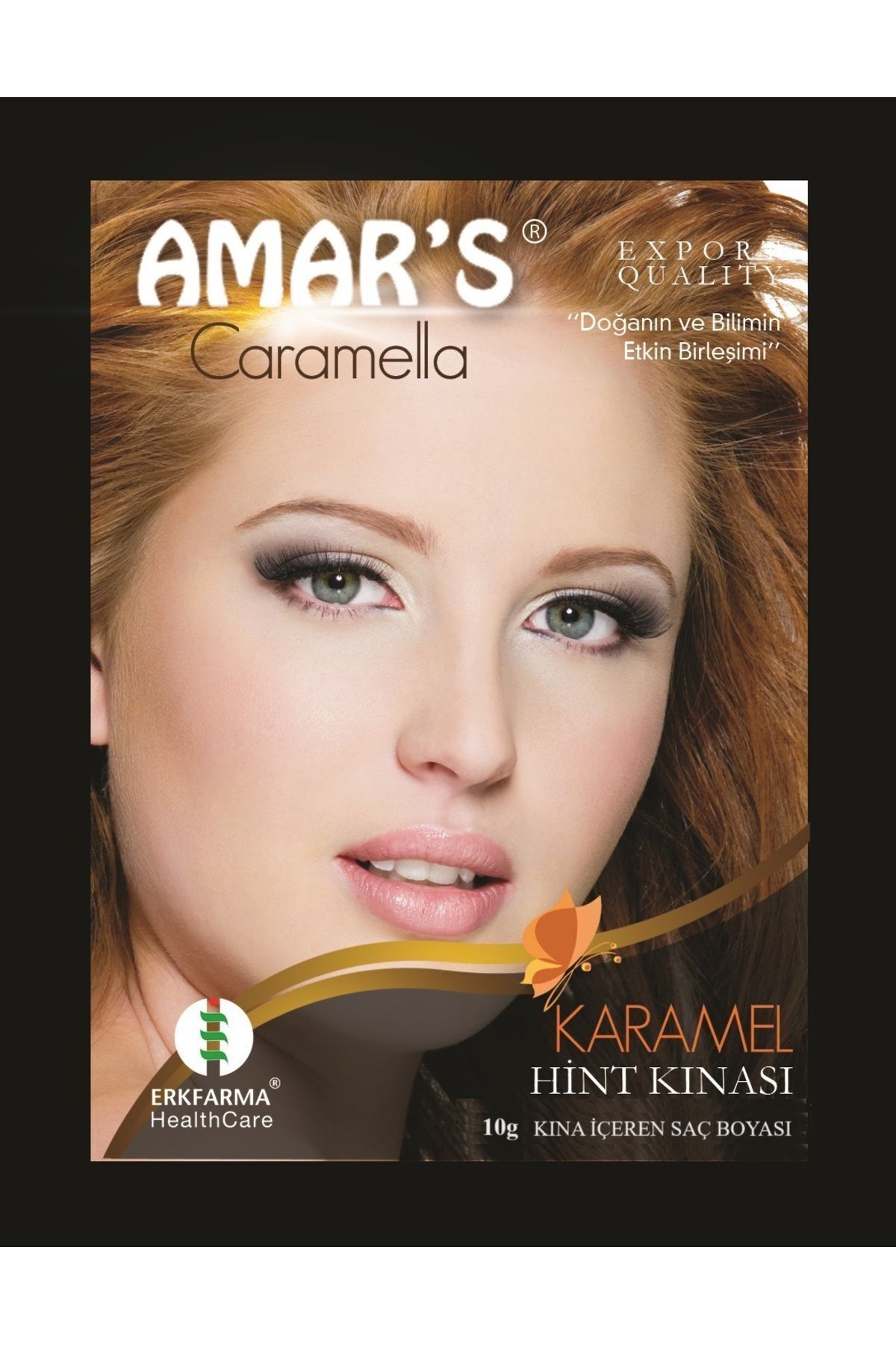 Amars Amar’s®henna Kına Içeren Saç Boyası Karamel (KOYU KAHVE) Renk ...