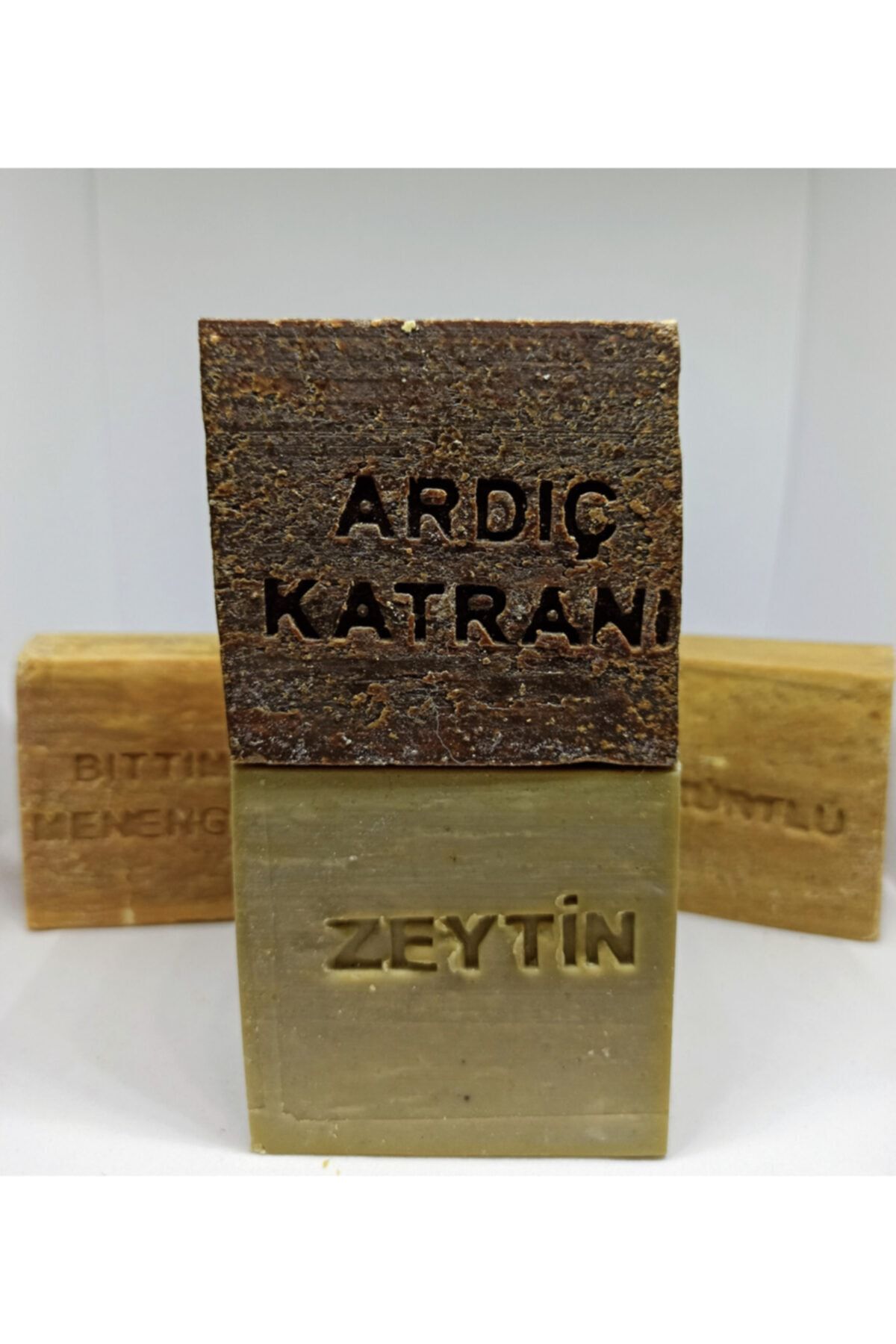 Marmaris Mimaras Natural Set of 4 Soap, Juniper Tar, Olive Oil and ...