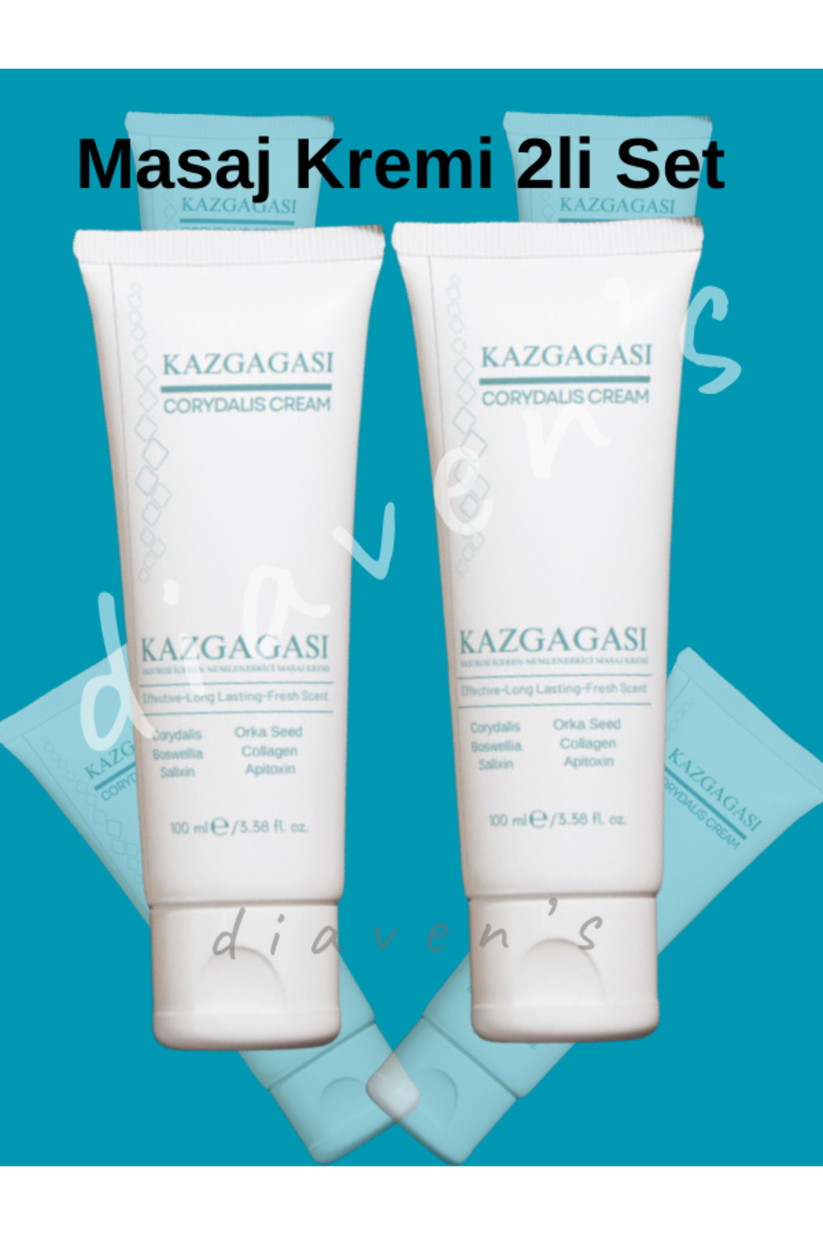 Kremi Kazgagası Kremi 2li Set Doğal ve Etkili Masaj 100mlx2 Adet - Fiyatı, Yorumları