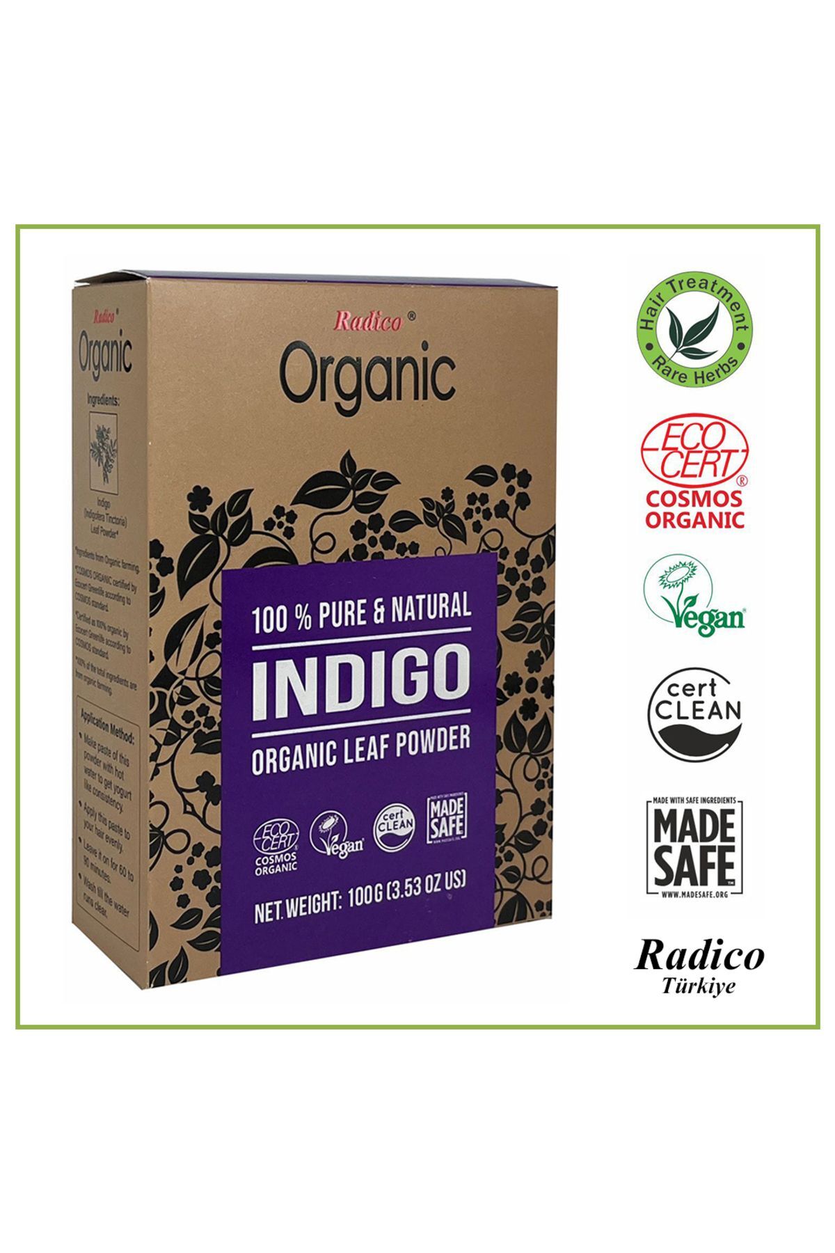 radico İndigo Yaprağı Tozu (100 GR.) - Fiyatı, Yorumları
