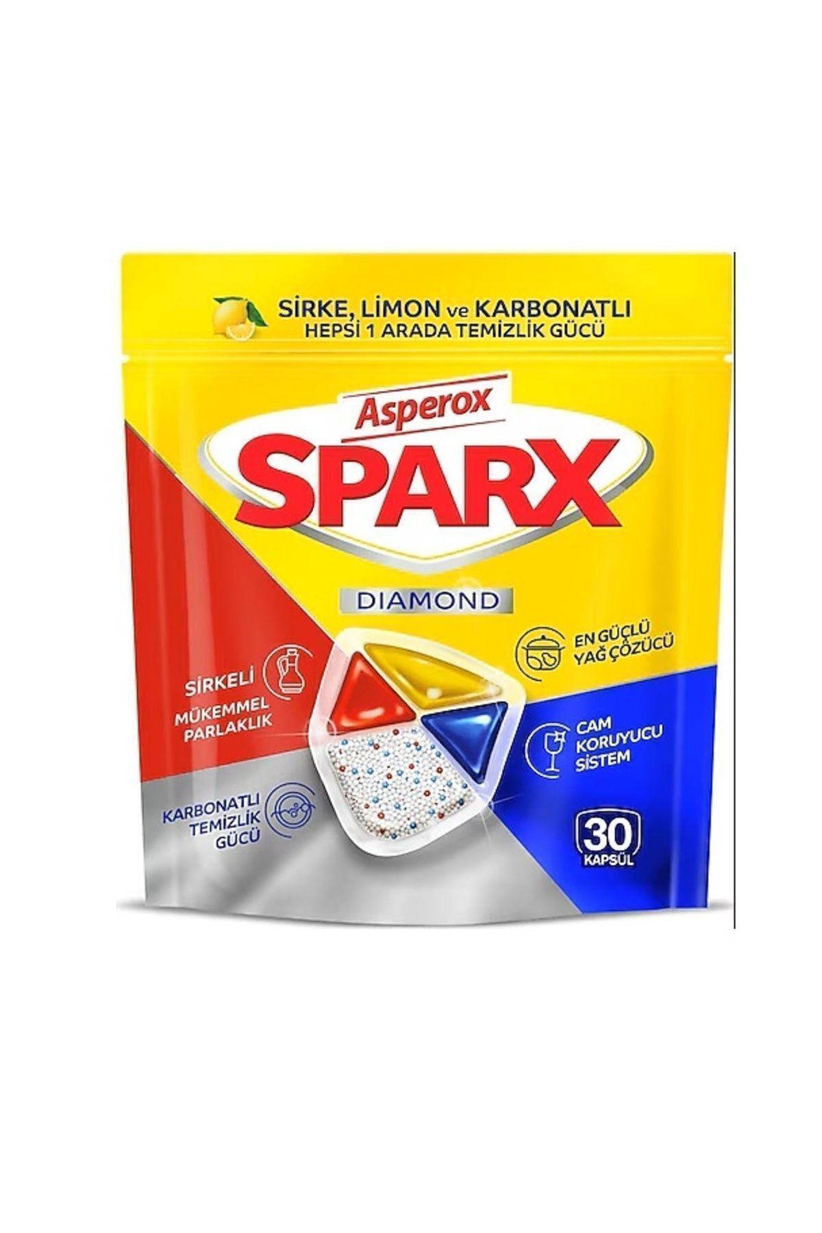 ASPEROX Sparx Bulaşık Makina Tablet Kapsül 30 Adet - Fiyatı, Yorumları