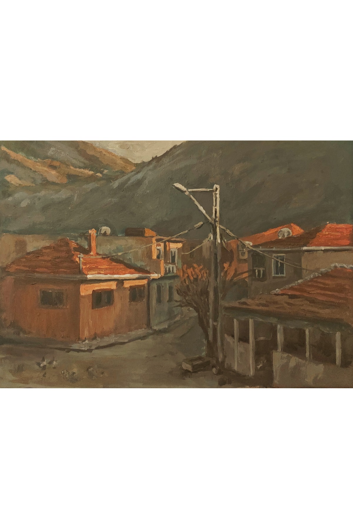 Artoloji İsmail Burak Balcı - Kırsal Melankoli - 2022 - Tuval üzerine ...