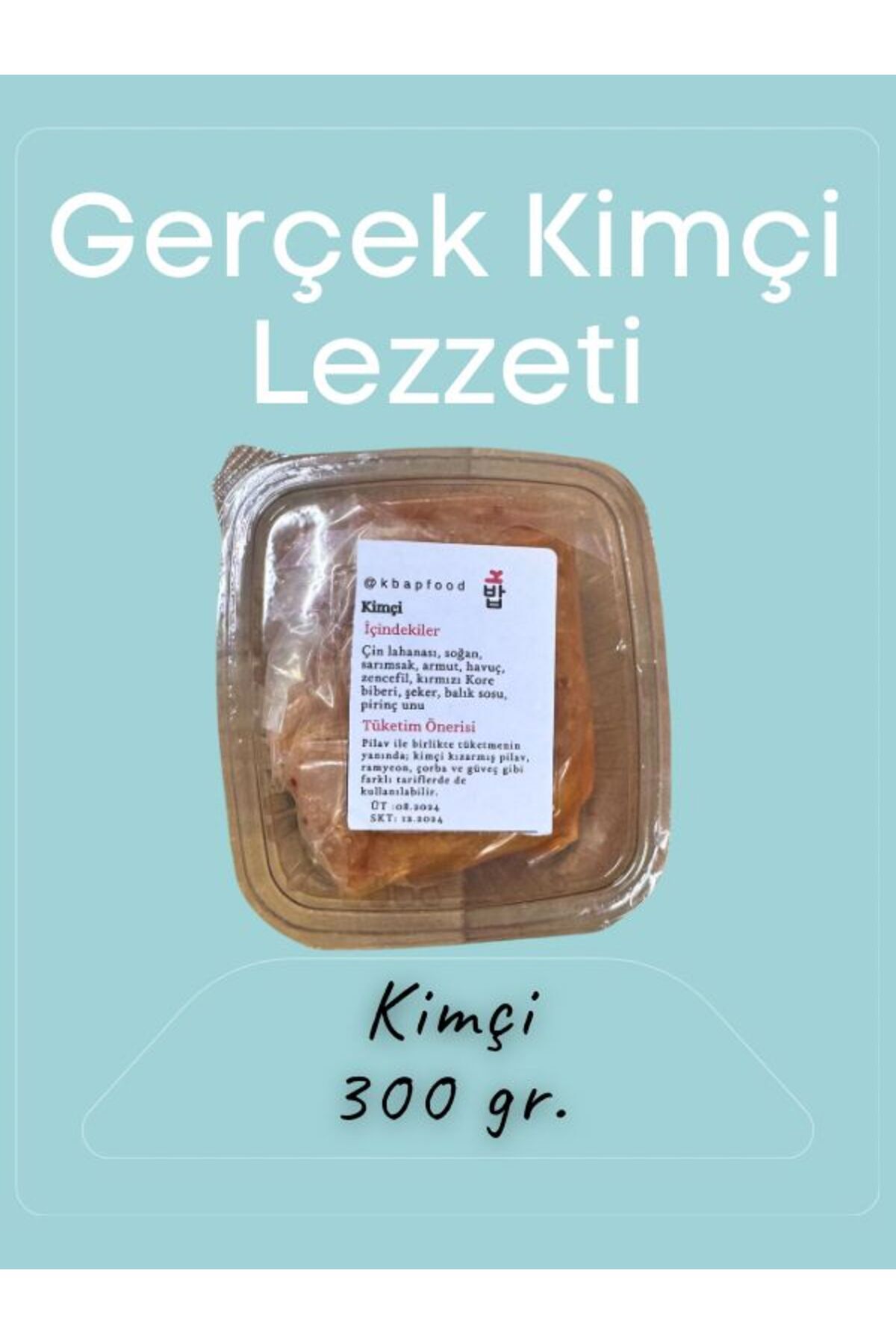 K Bap Food Kimchi / Kimçi 300 gr. Kore Turşusu - Fiyatı, Yorumları